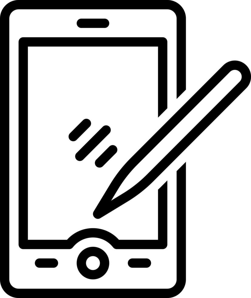 line icon for pda 22820601 Vector Art at Vecteezy