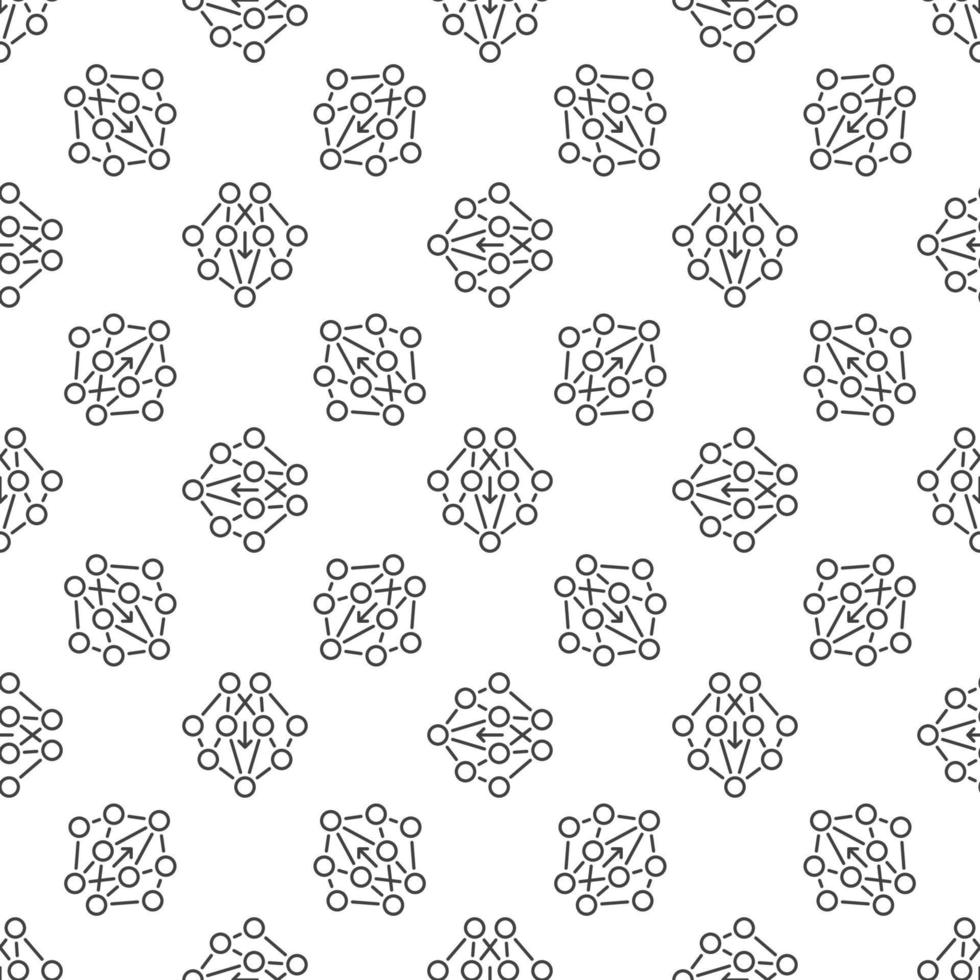 Neural Network vector concept minimal line seamless pattern 22821382 ... Neural Network vector concept minimal line seamless pattern 22821382 ...