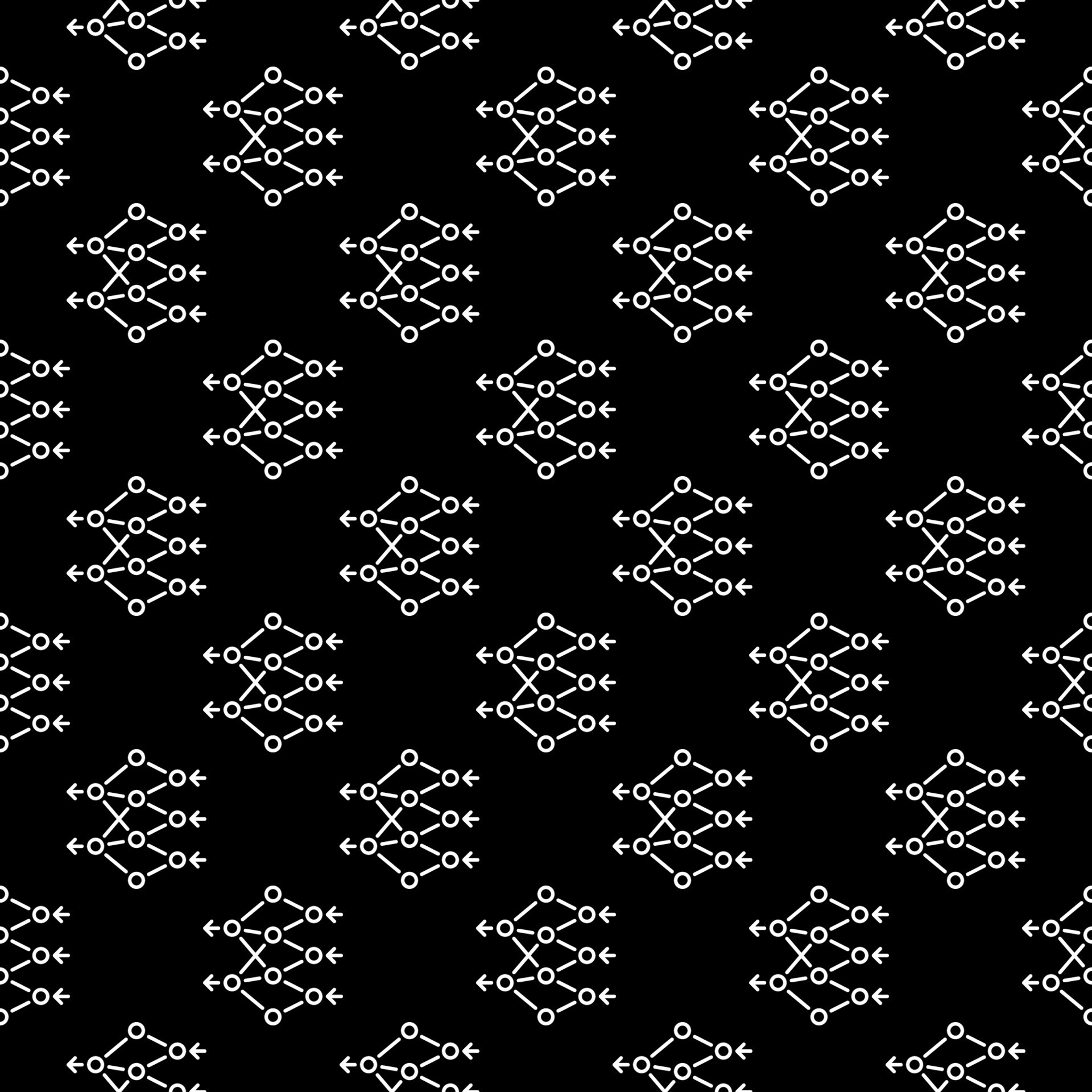 Artificial Neural Network Vector Dark Line Seamless Pattern 22821421 Vector Art At Vecteezy