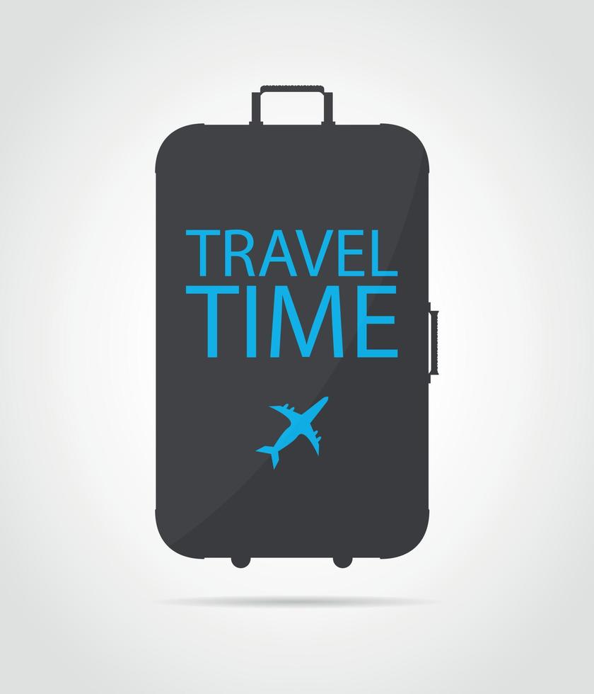 Vector Image Of A Travel Luggage 22822361 Vector Art At Vecteezy