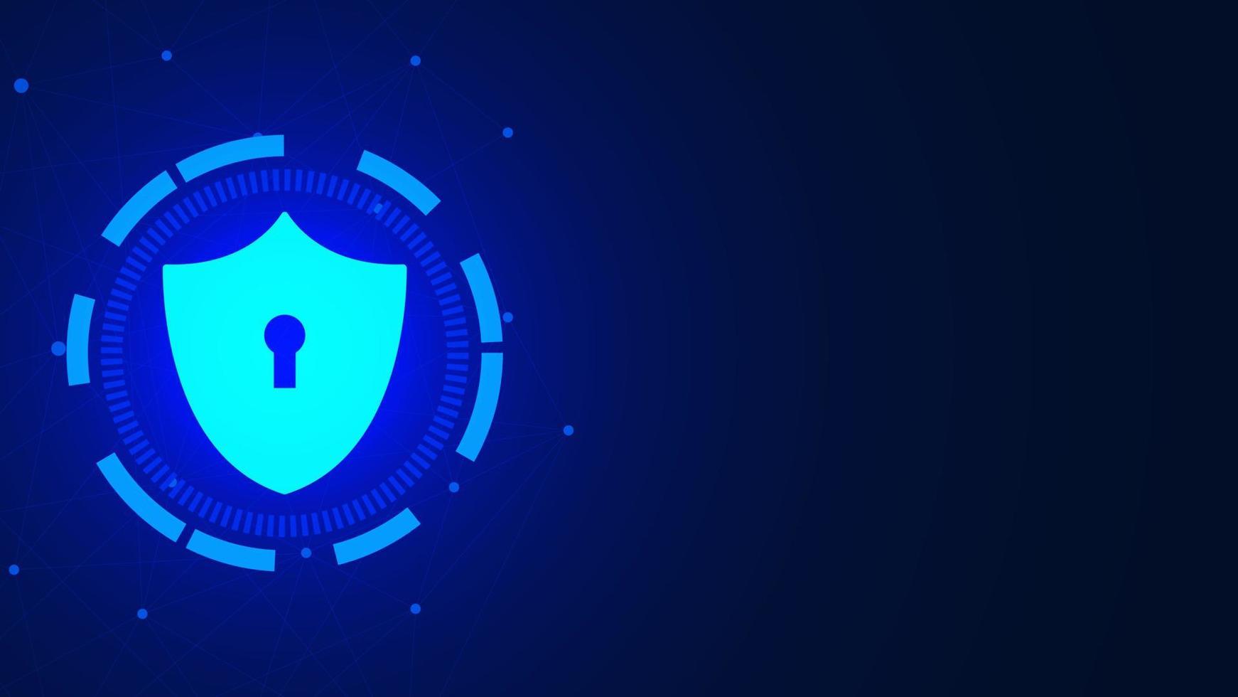 Cyber Security Shield Lock For Internet Privacy Cyber Protection And