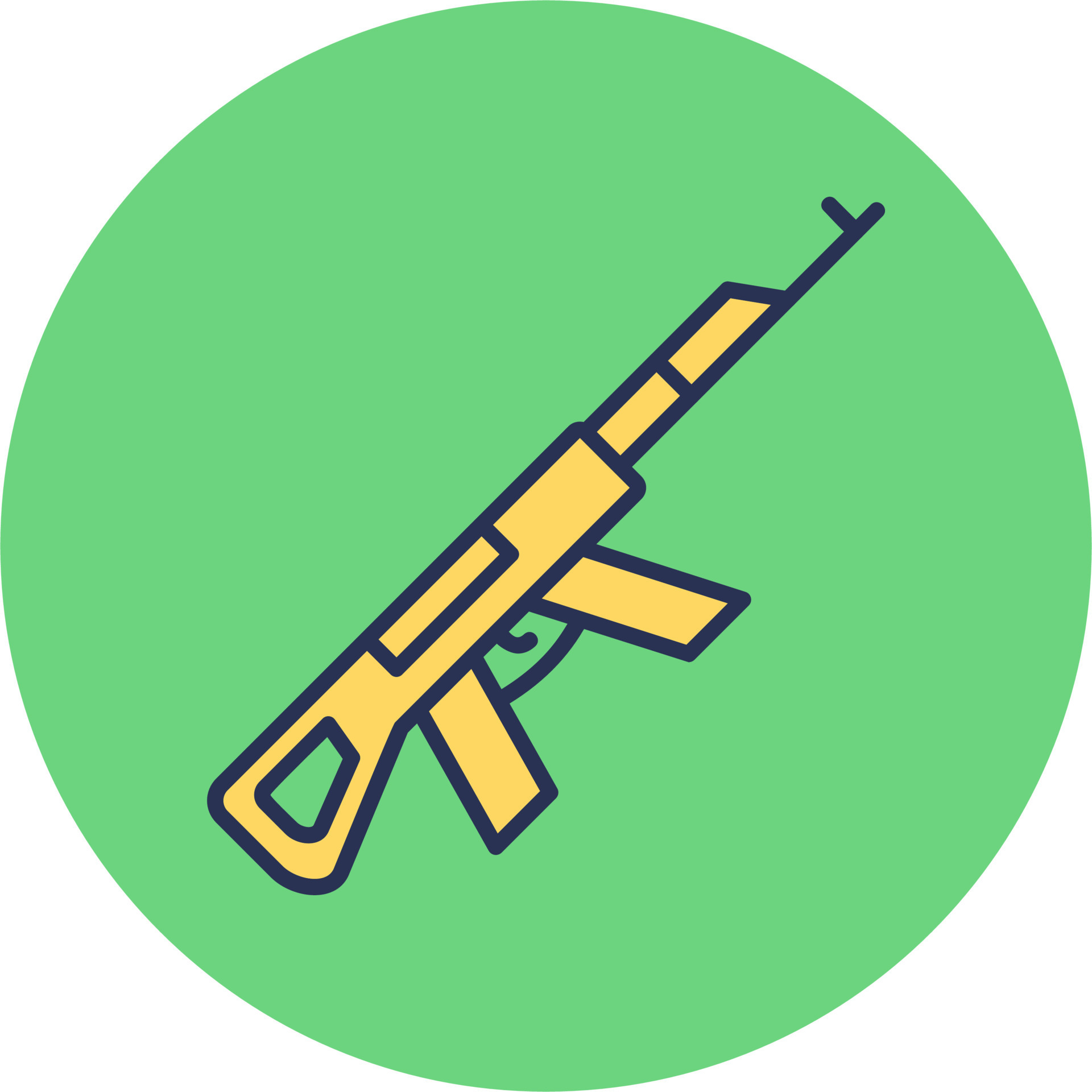 Assault Rifle Vector Icon 22824774 Vector Art At Vecteezy