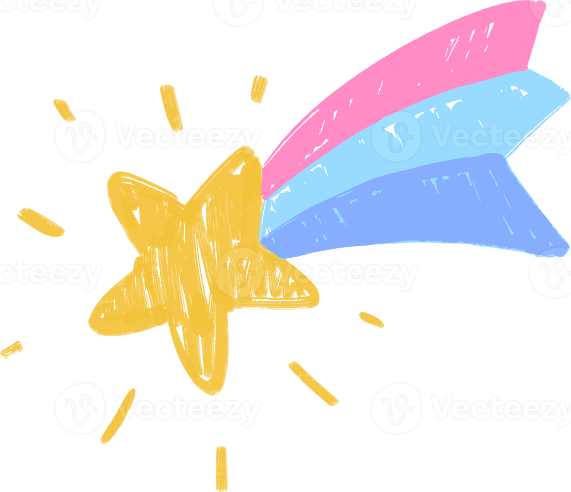 illustration, stars pencil outline effect, hand drawn stars, doodles with pencils 22825086 PNG