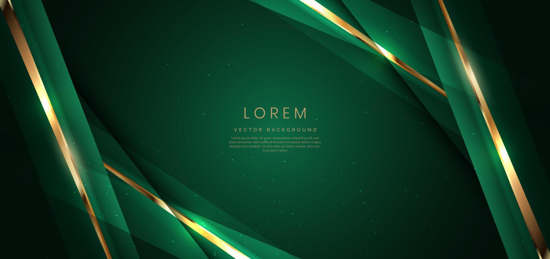 Abstract elegant dark green background with golden glowing effect ... Abstract elegant dark green background with golden glowing effect ...