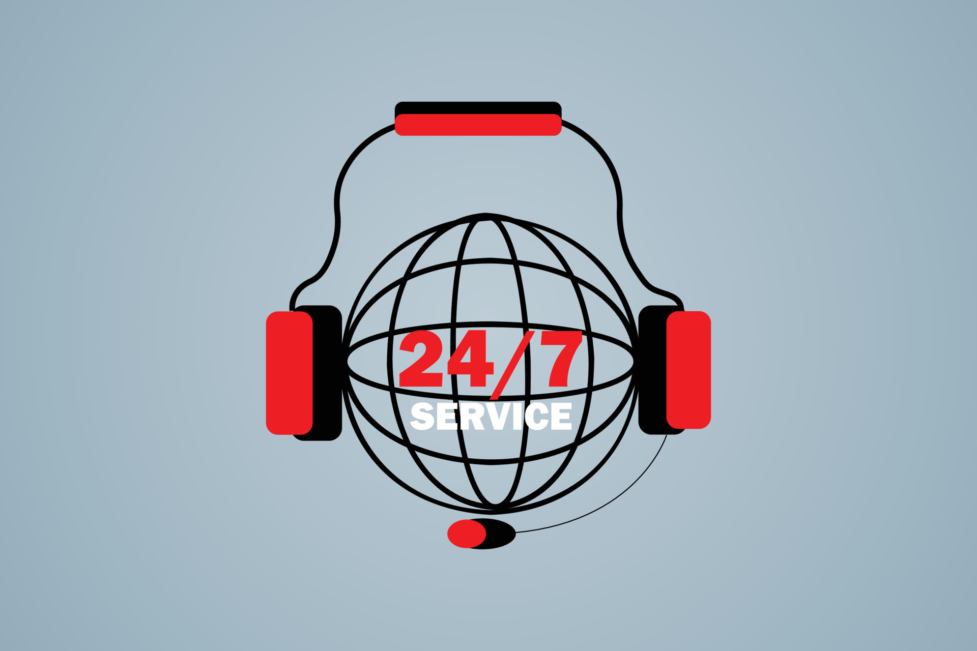 24 7 clock icon vector. day hour open customer support service. call ... 24 7 clock icon vector. day hour open customer support service. call ...