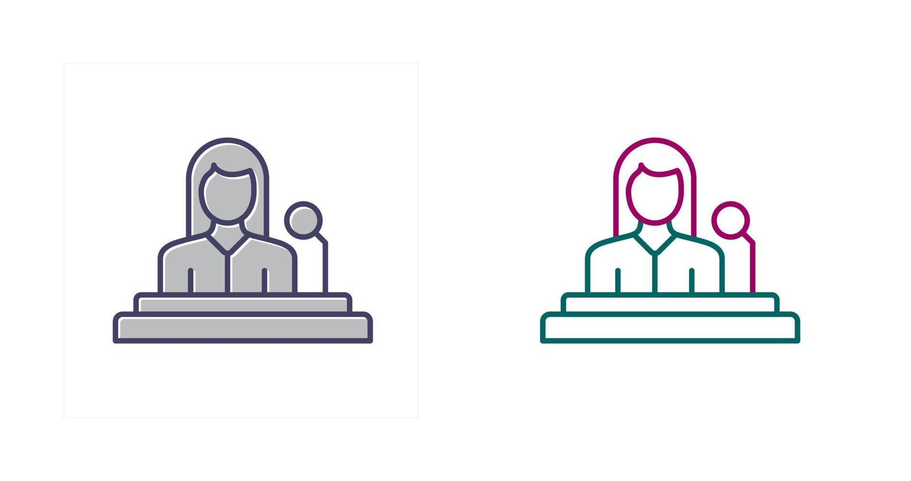 Lectern Vector Icon 22833708 Vector Art at Vecteezy