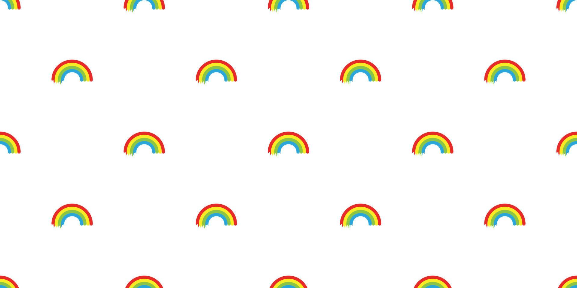 rainbow seamless pattern vector isolated sky icon wallpaper background ...