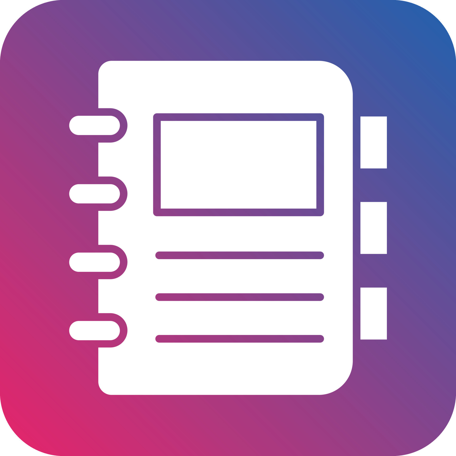 Notebook Icon Vector Design 22838995 Vector Art at Vecteezy