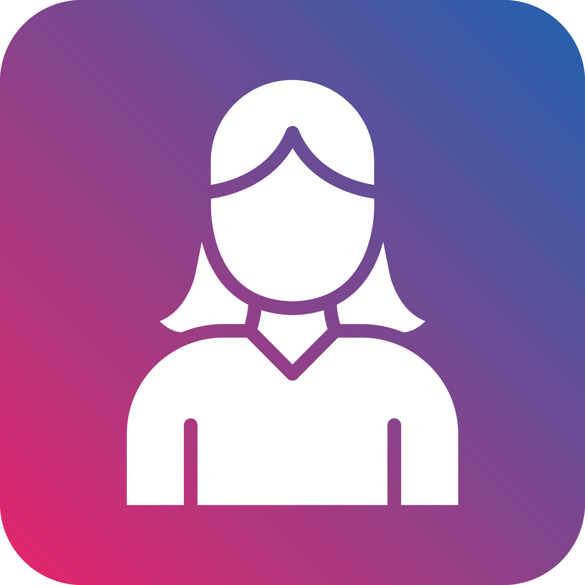 Girl Icon Vector Design 22840725 Vector Art at Vecteezy