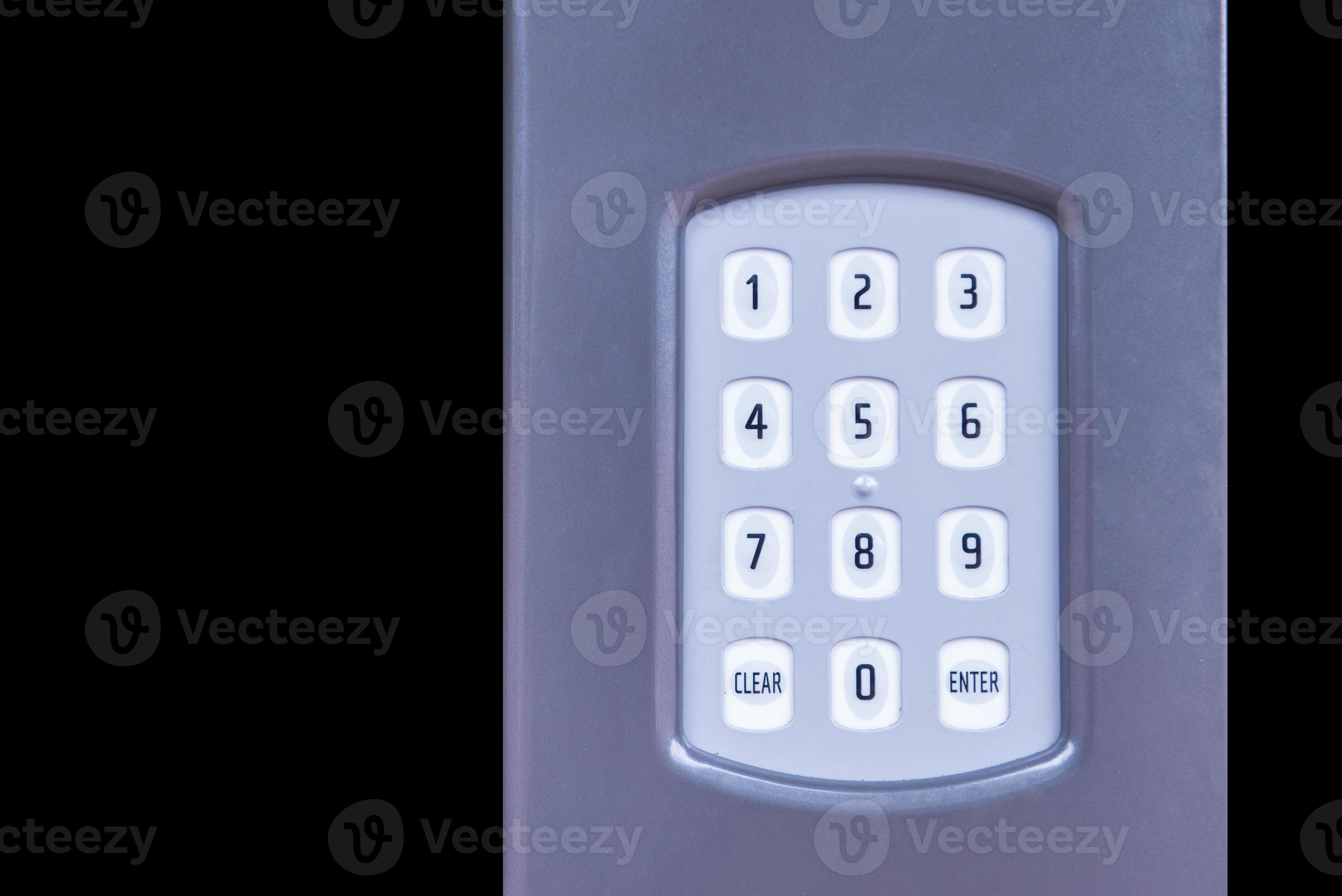 A regular security systems keypad with buttons 22841721 Stock Photo at ...