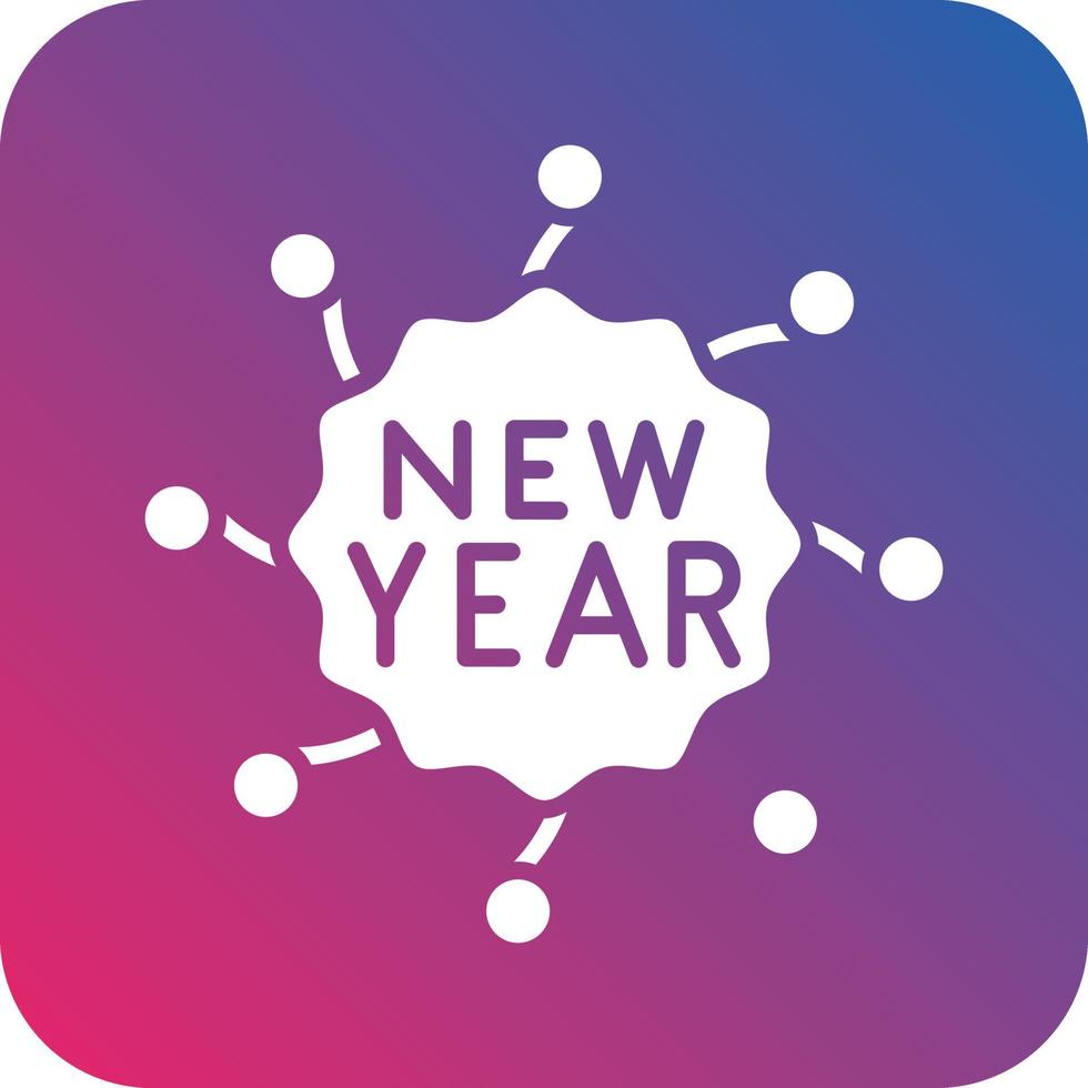 Happy New Year Icon Vector Design 22841918 Vector Art at Vecteezy