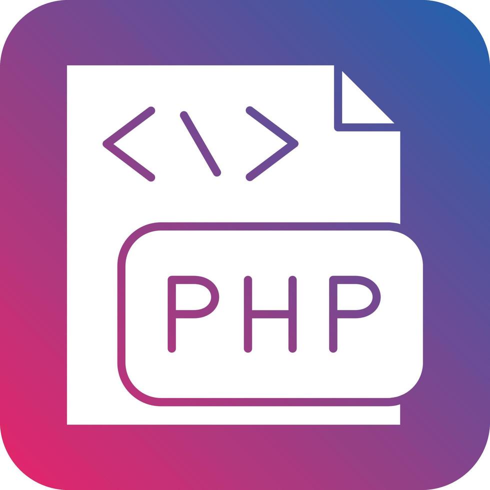 PHP File Icon Vector Design 22842906 Vector Art at Vecteezy