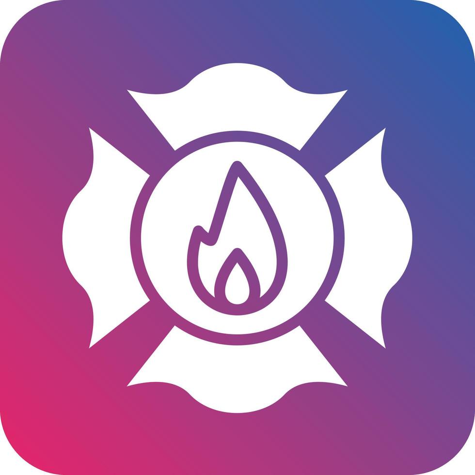 Firefighter Badge Icon Vector Design 22843609 Vector Art at Vecteezy