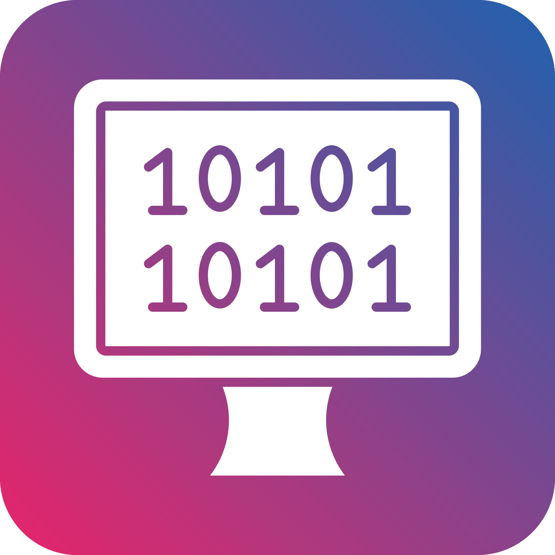 Binary Icon Vector Design 22844752 Vector Art At Vecteezy