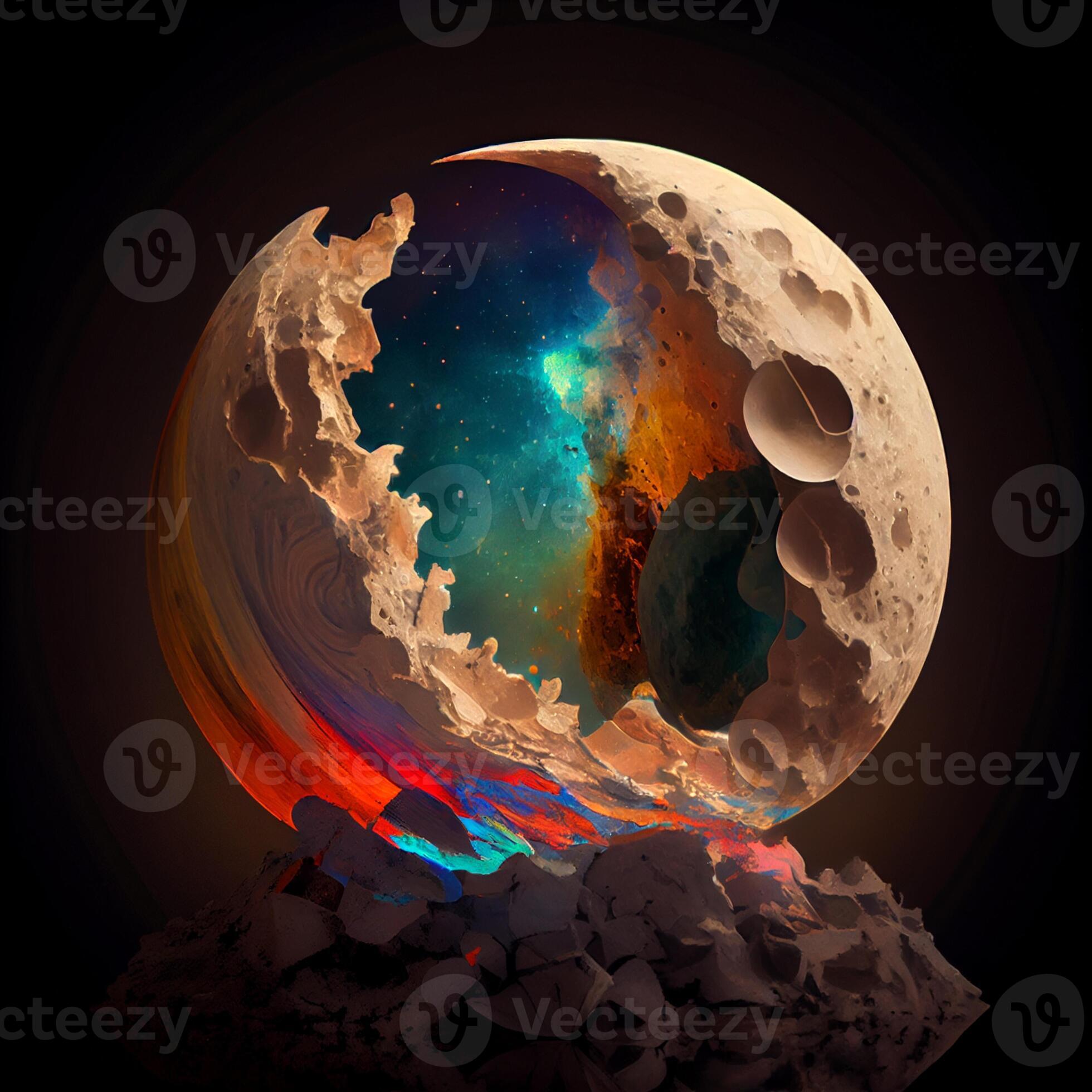 Metaphysical Moon. Generative Ai 22845339 Stock Photo at Vecteezy Metaphysical Moon. Generative Ai 22845339 Stock Photo at Vecteezy