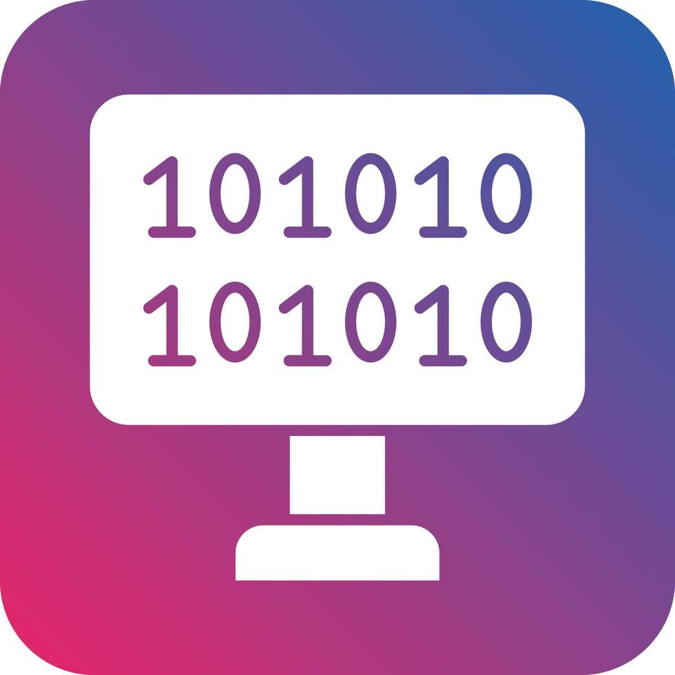 Binary Code Icon Vector Design 22845862 Vector Art At Vecteezy