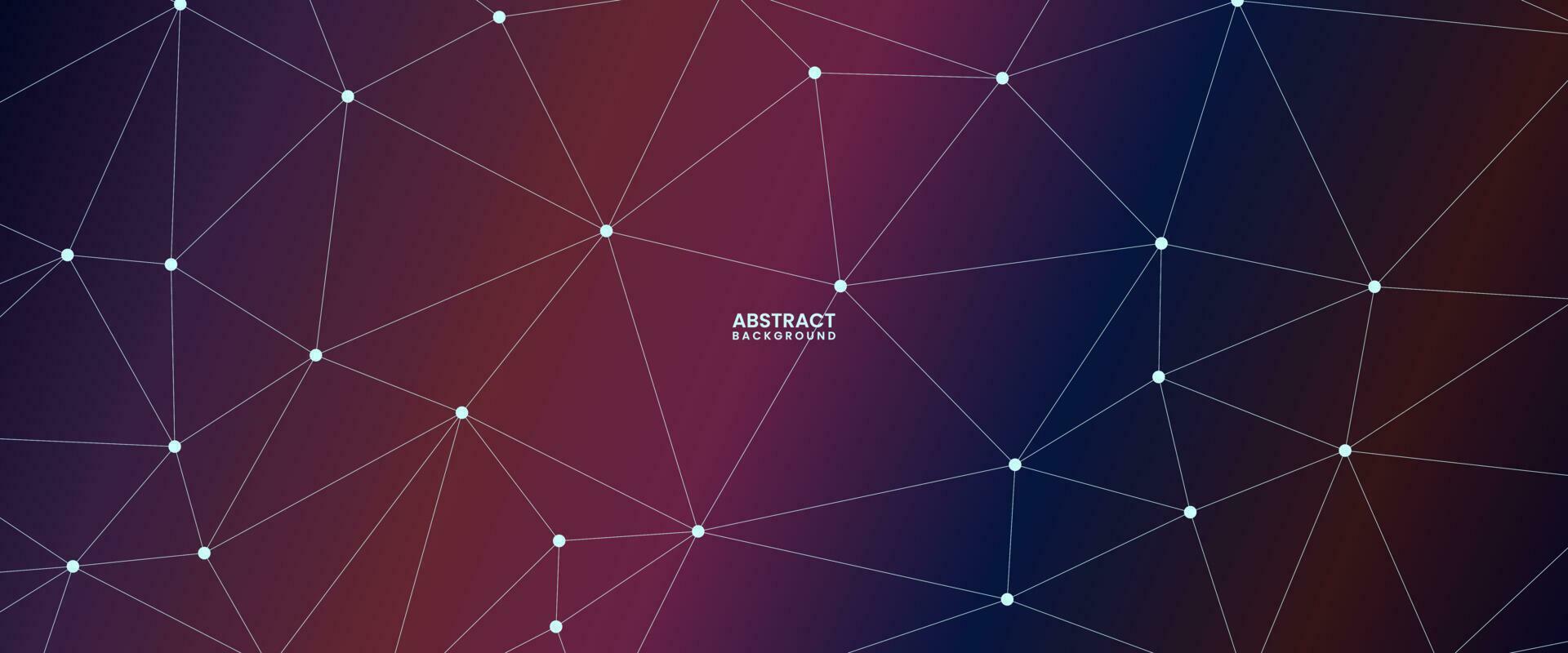 Abstract Dark Colorful Geometric Background With Triangle Shape Pattern And Molecular 22847393