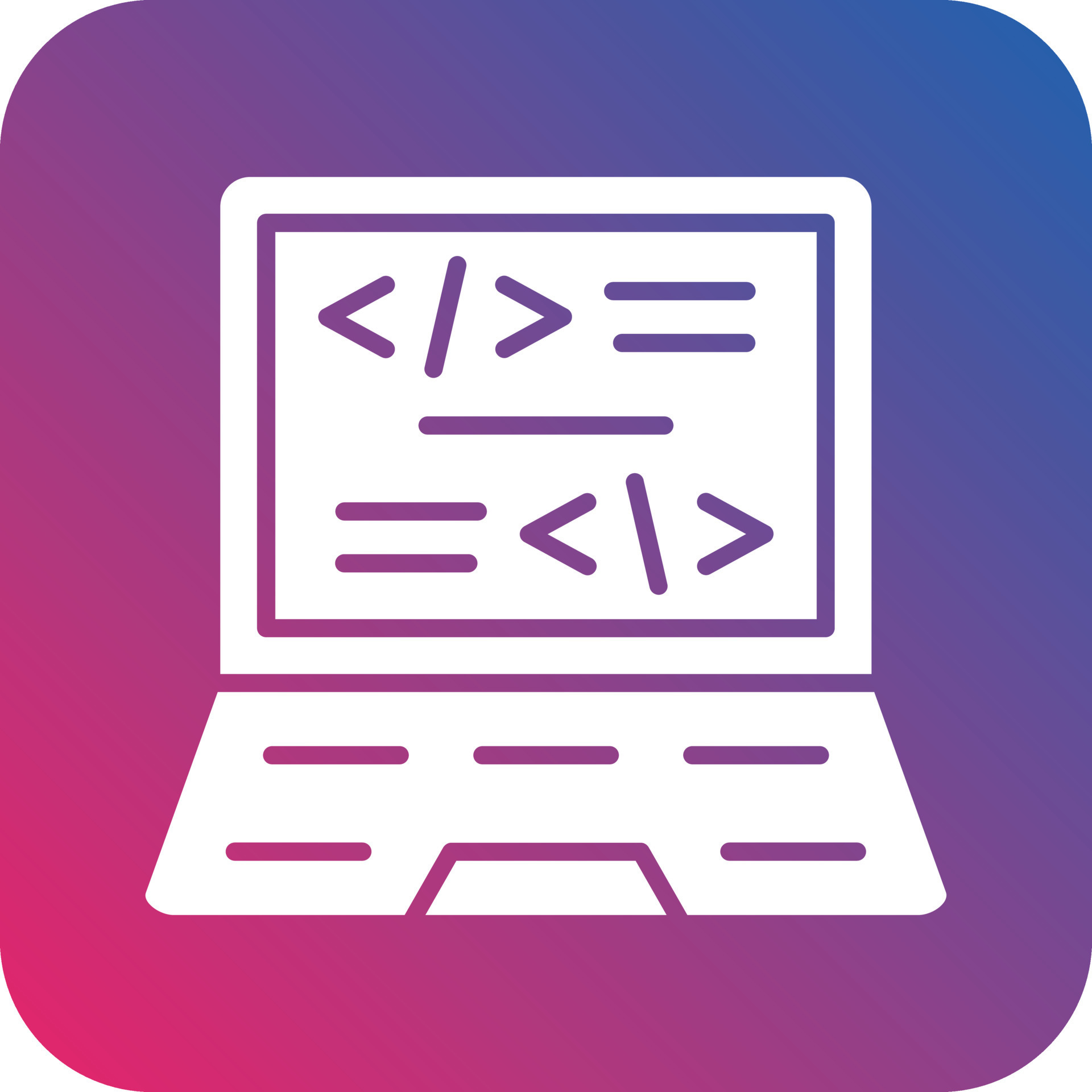 Coding Icon Vector Design 22847988 Vector Art at Vecteezy