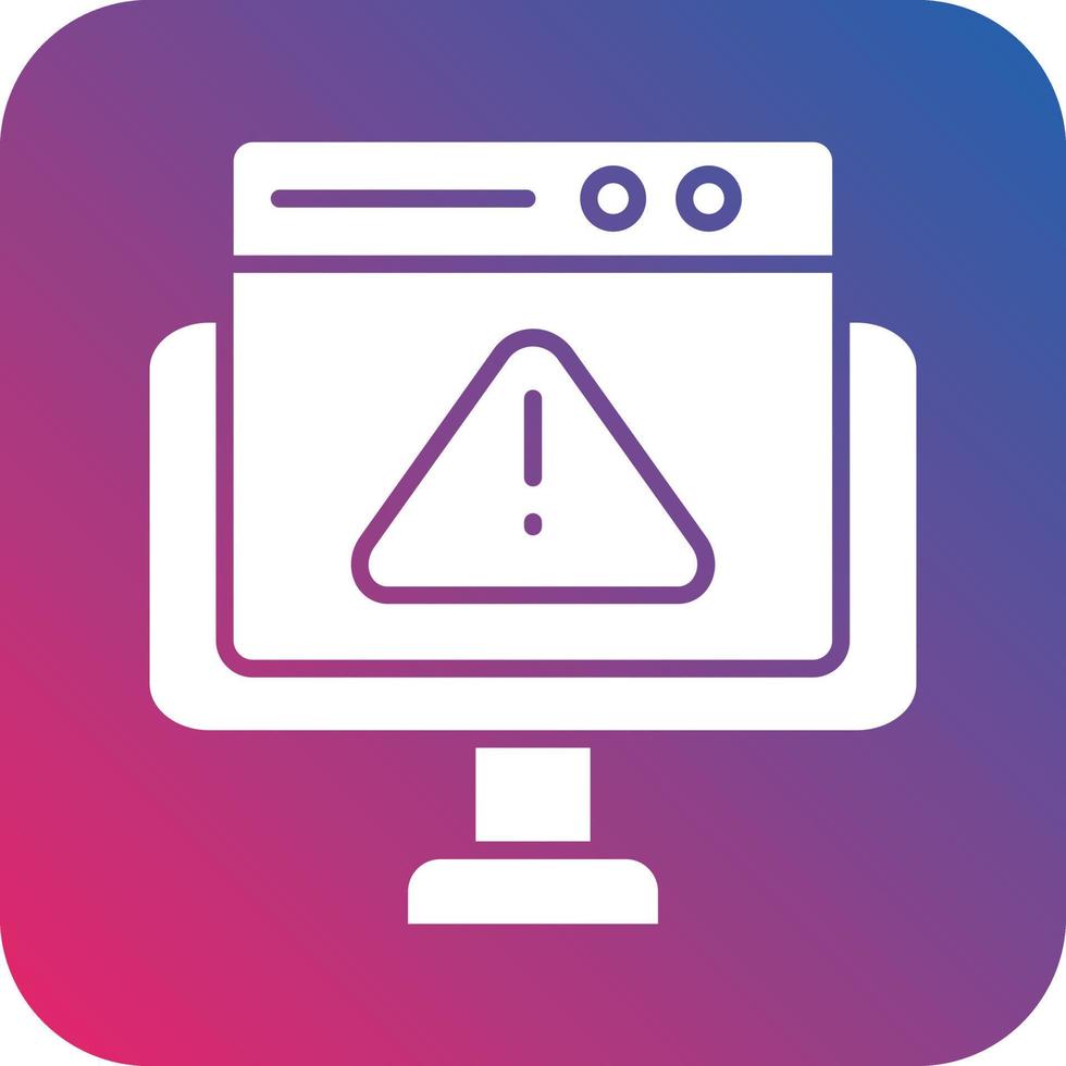 Website Error Icon Vector Design 22848544 Vector Art at Vecteezy