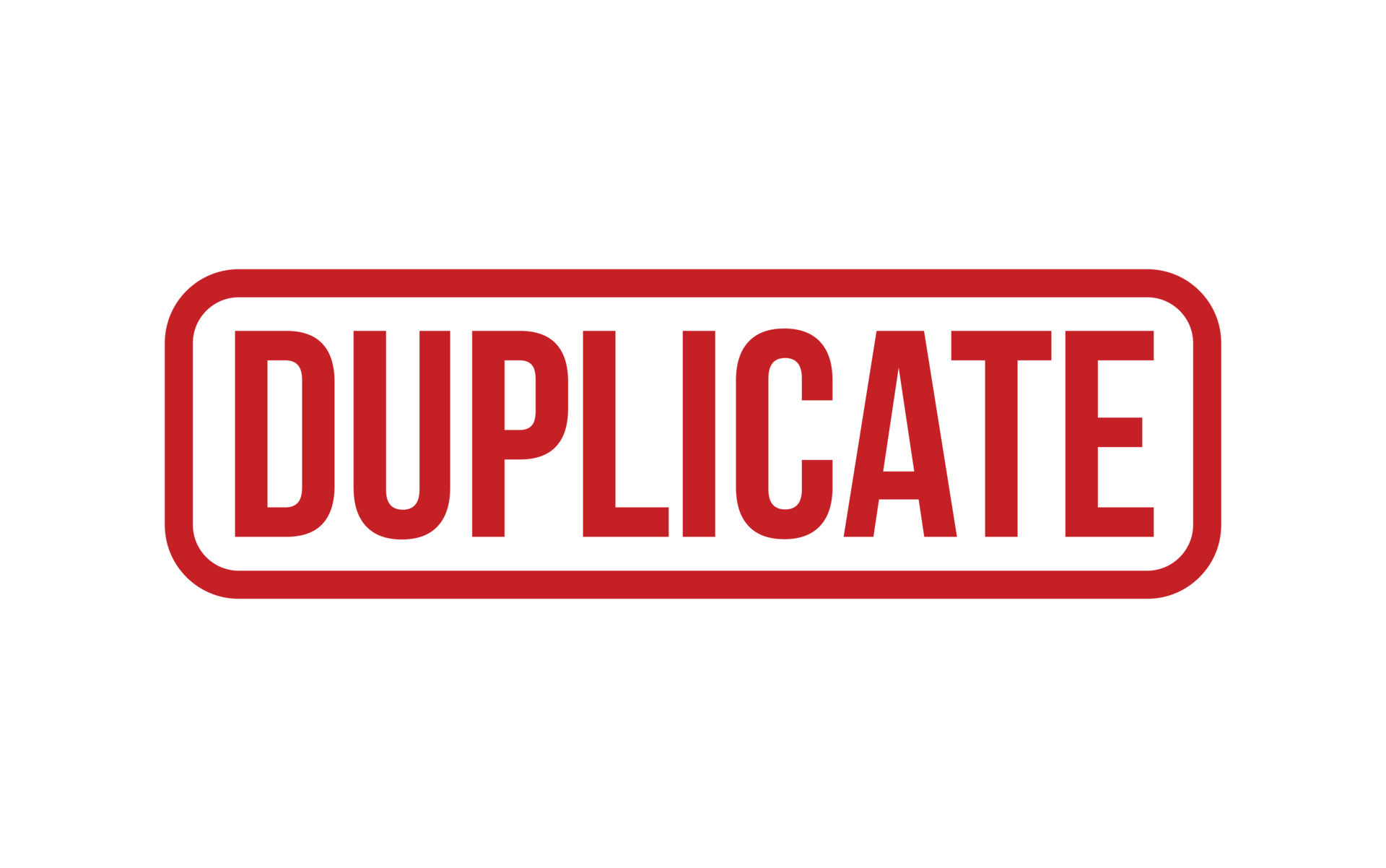 Duplicate Rubber Stamp Seal Vector 22852590 Vector Art at Vecteezy