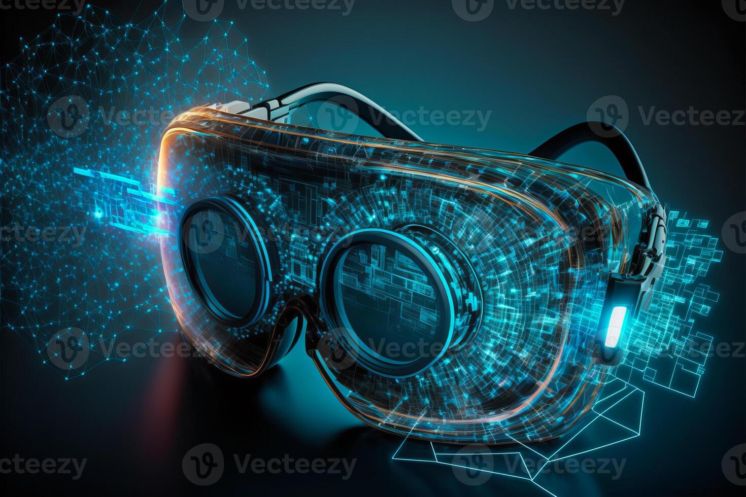 Artificial intelligence virtual reality glasses. 22853464 Stock Photo ... Artificial intelligence virtual reality glasses. 22853464 Stock Photo ...