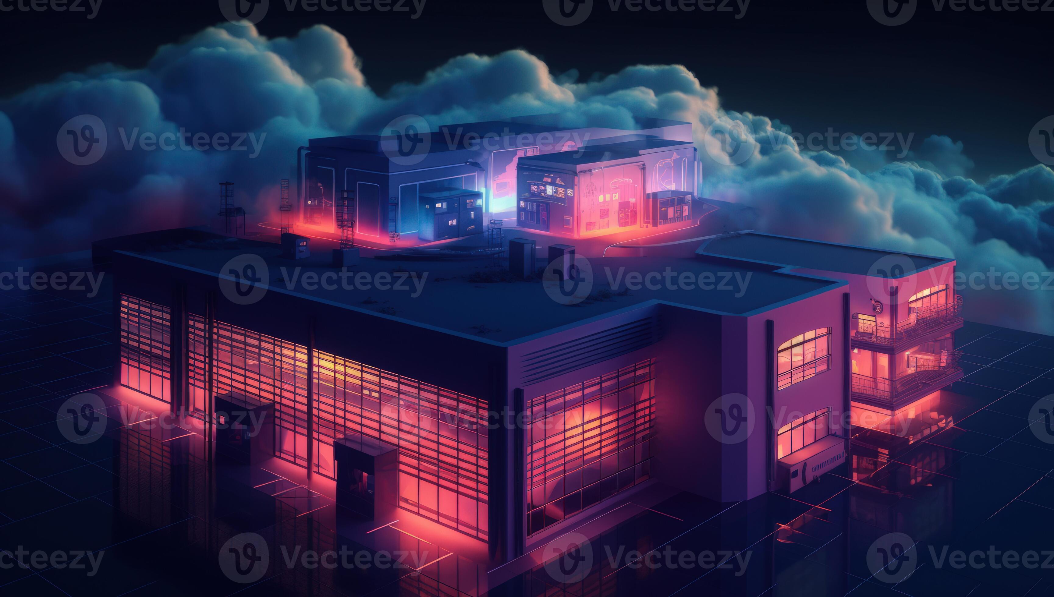 Data Center Server Room Datacenter Big Data Center Cloud Computing