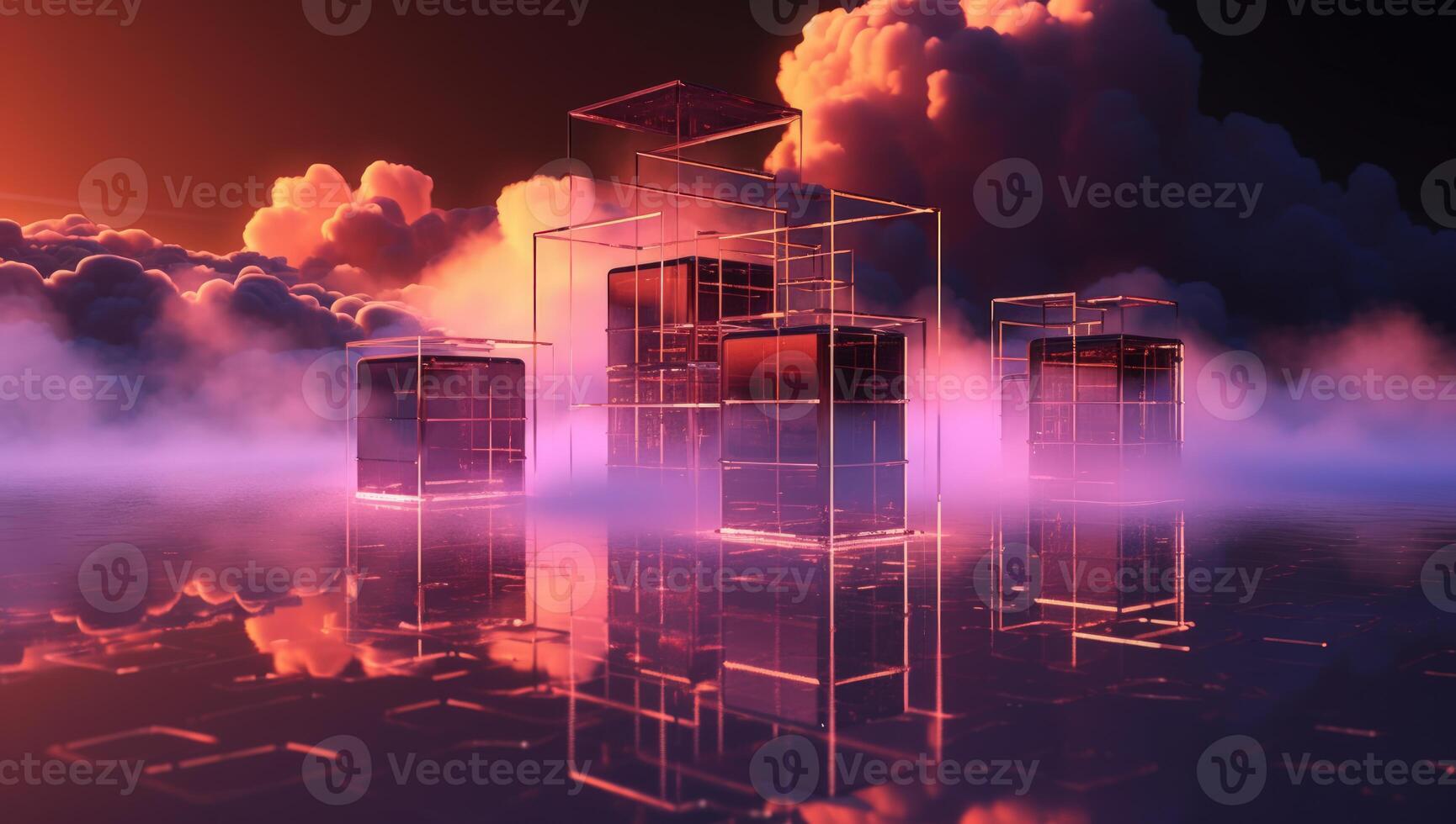 Data Center Server Room Datacenter Big Data Center Cloud Computing