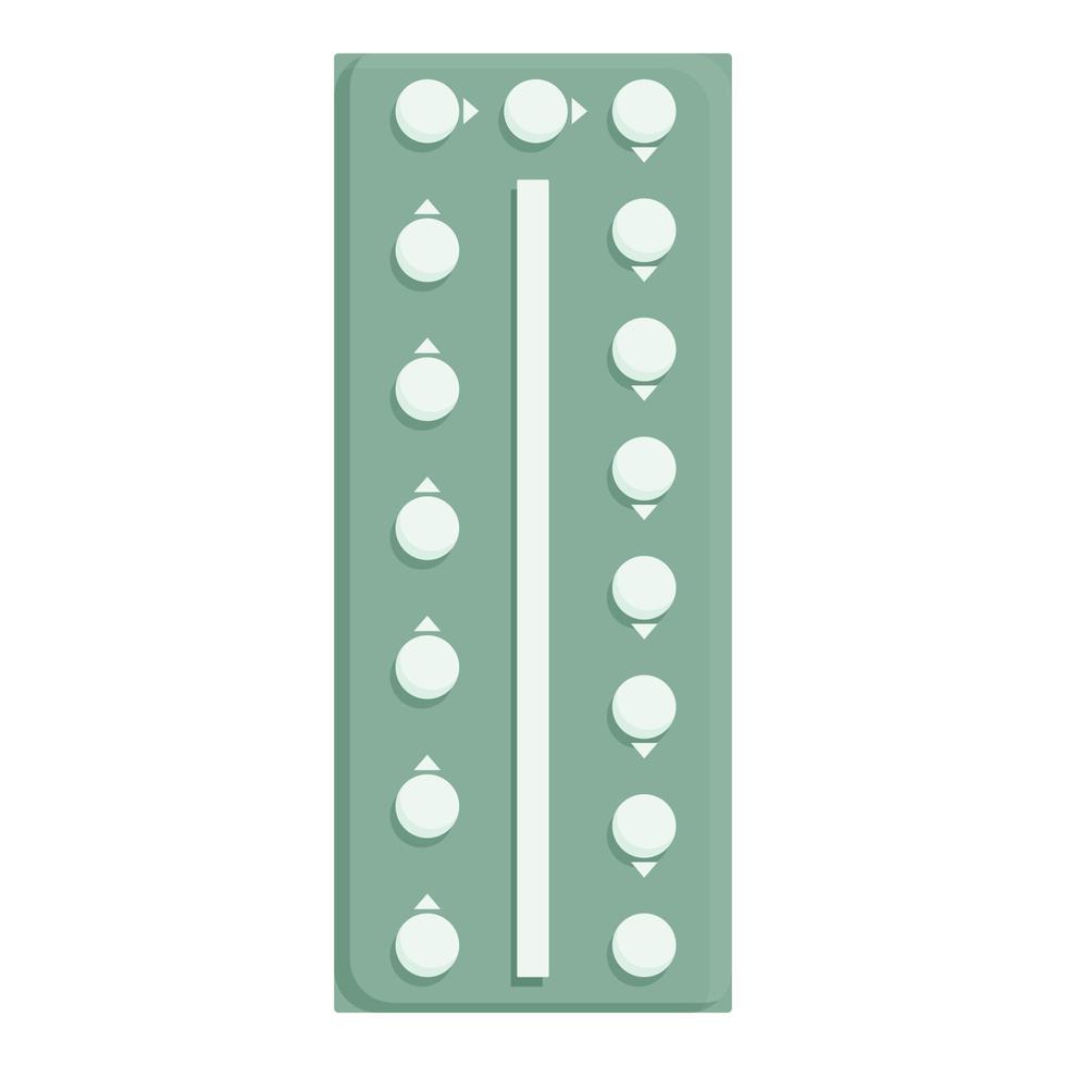 Woman Birth Control Icon Cartoon Vector Oral Pill 22864530 Vector Art At Vecteezy