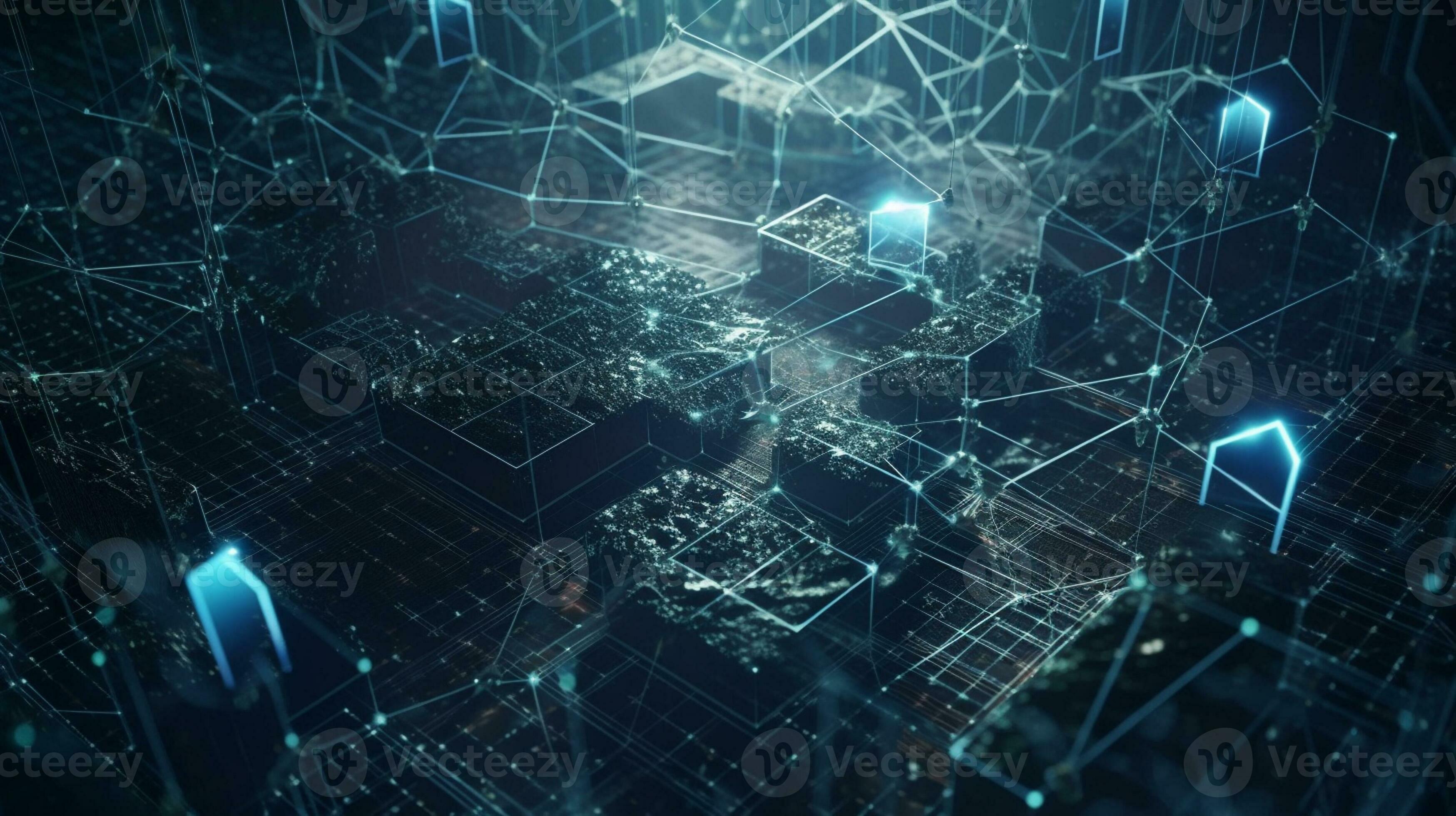 AI Generative technology block chain concept background 22865178 Stock Photo at Vecteezy