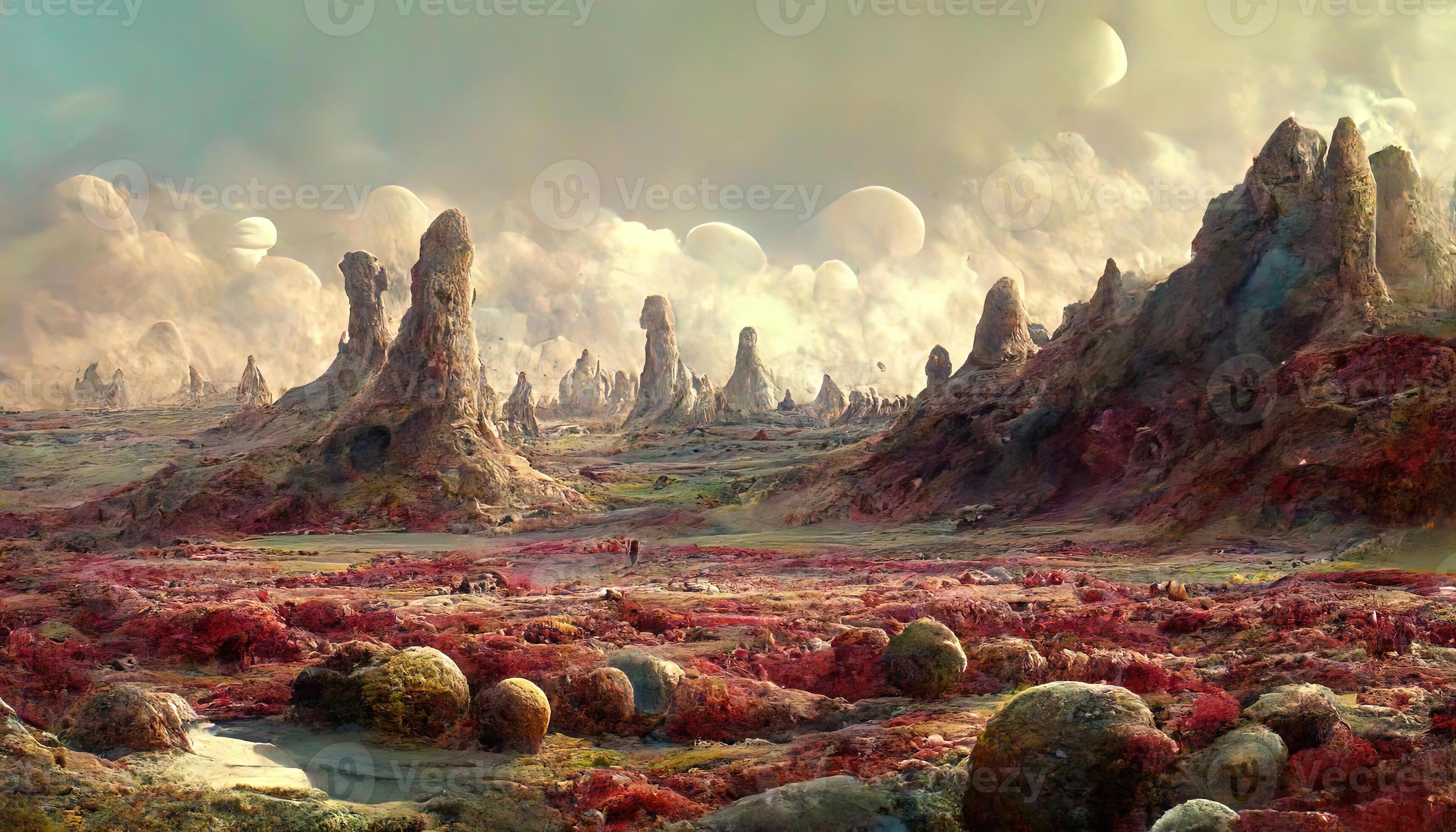 Alien Planets Landscapes