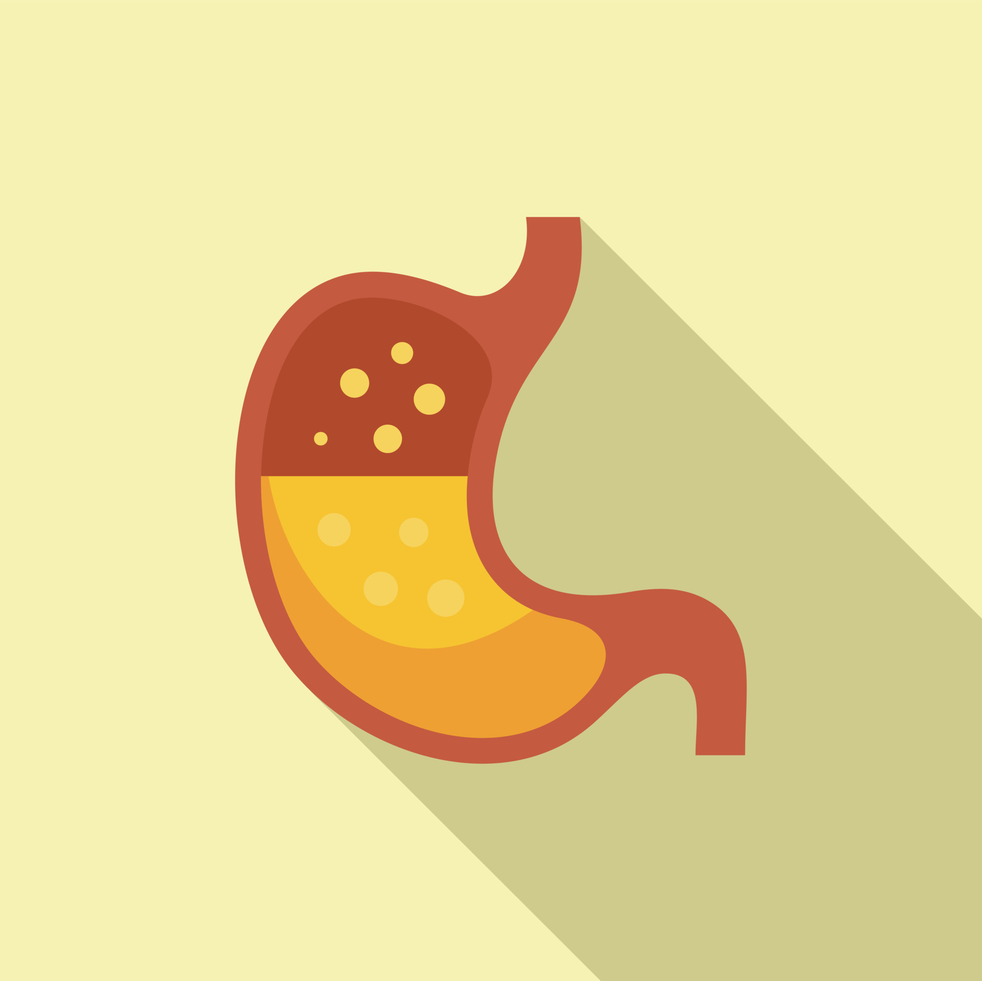 Stomach Immune System Icon Flat Vector Virus Shield 22873618 Vector