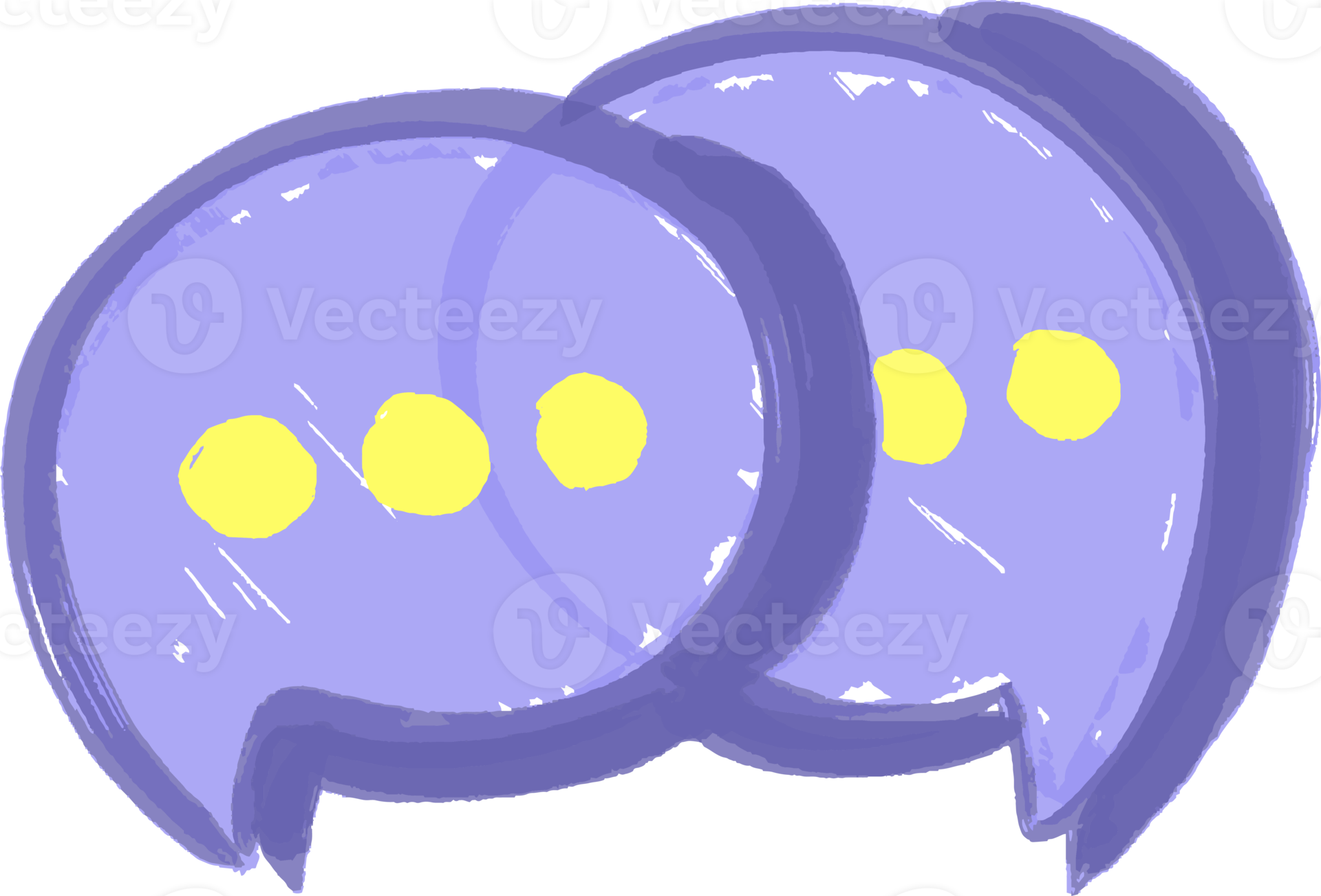 illustration Speech Bubbles Hand Drawn 22876396 PNG