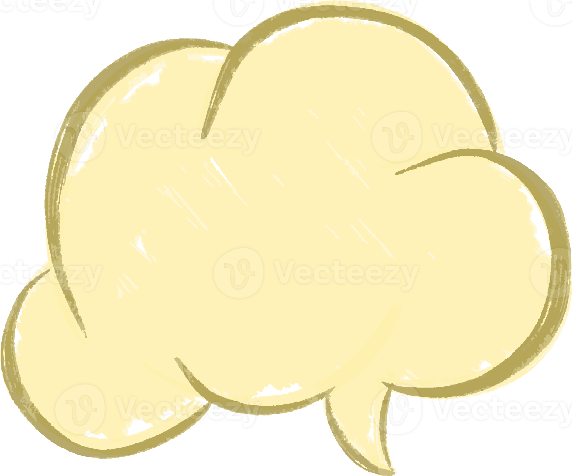 illustration Speech Bubbles Hand Drawn 22876401 PNG