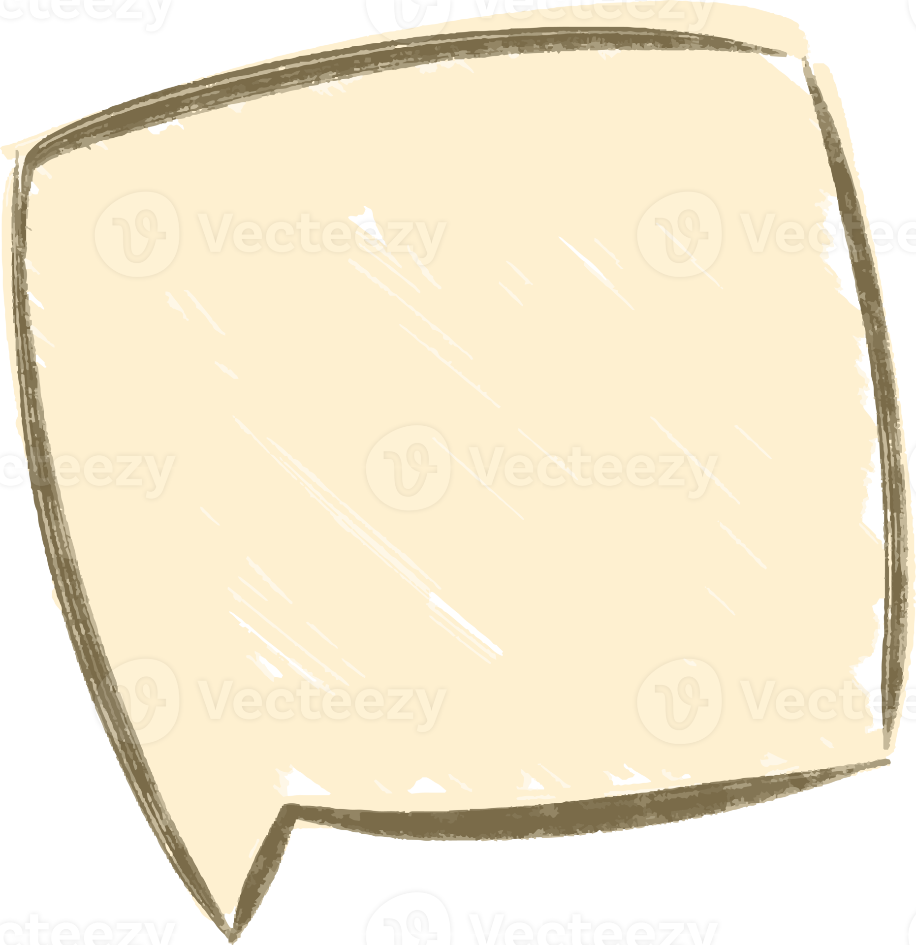 Illustration Speech Bubbles Hand Drawn 22876419 Png