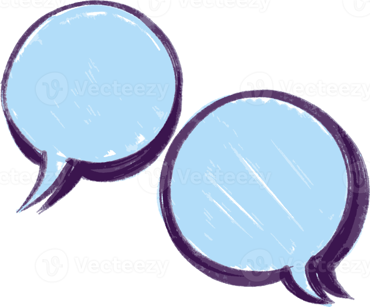 illustration Speech Bubbles Hand Drawn 22876423 PNG