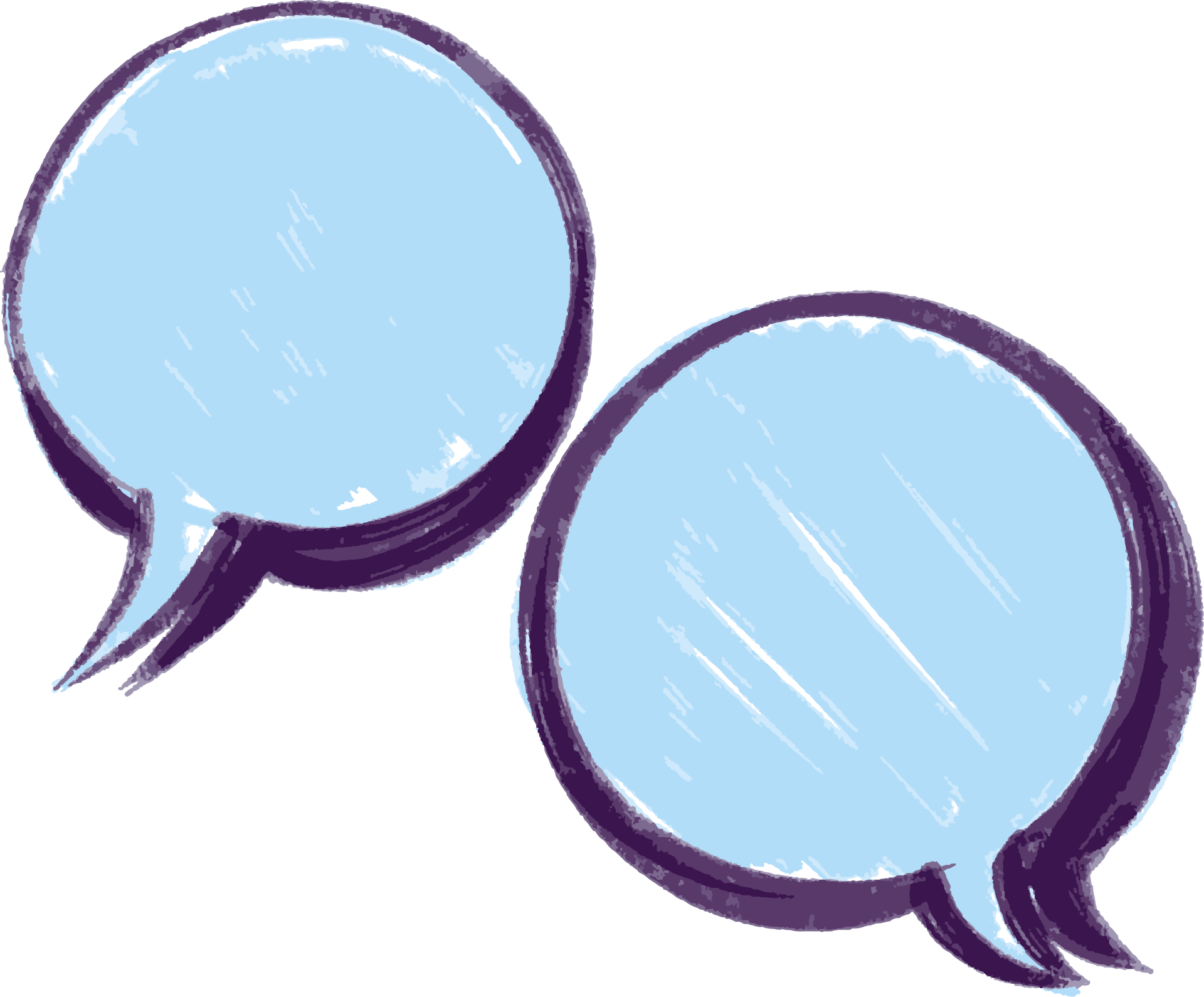 illustration Speech Bubbles Hand Drawn 22876423 PNG