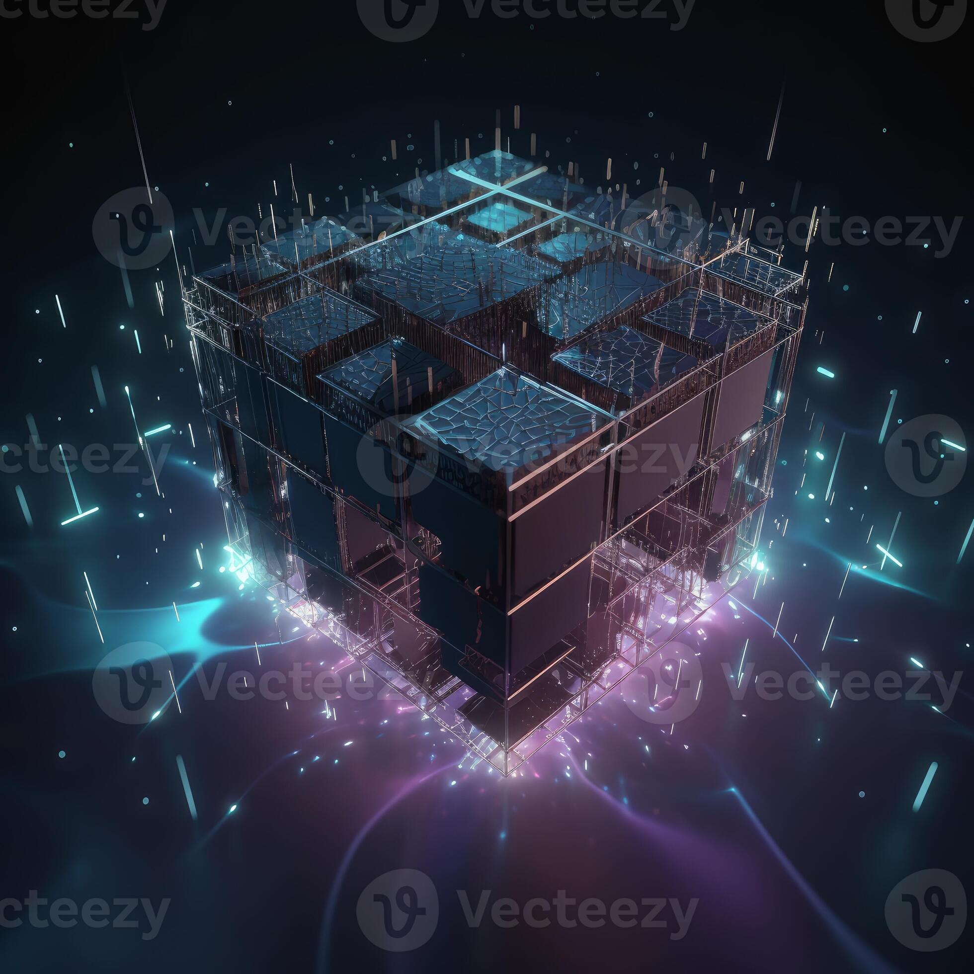 Big data concept Digital data flow Transferring close up 22877002 Stock ...