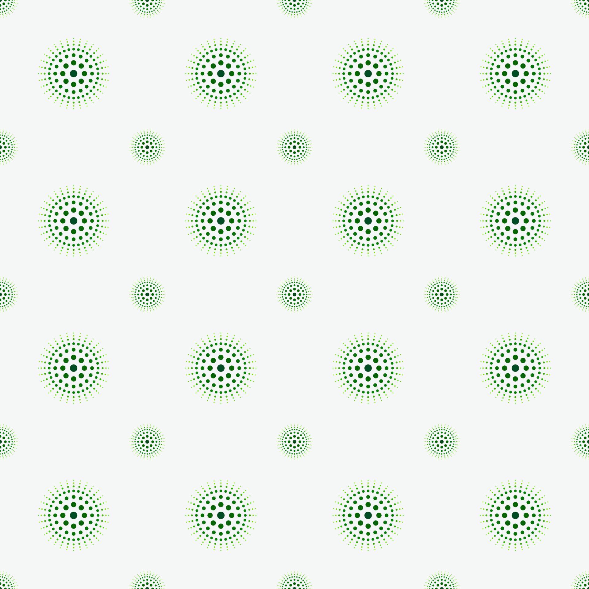 Seamless green circle pattern with graduated circle shapes. 22881983 ...