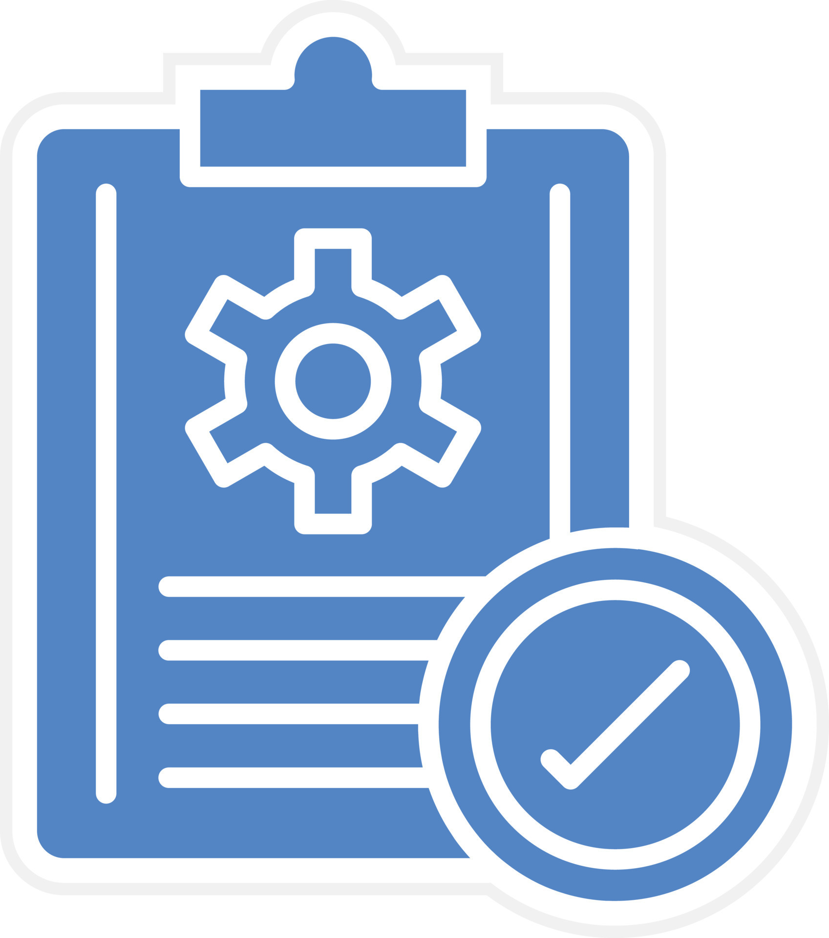 Complete Project Icon Vetor Style 22882228 Vector Art at Vecteezy