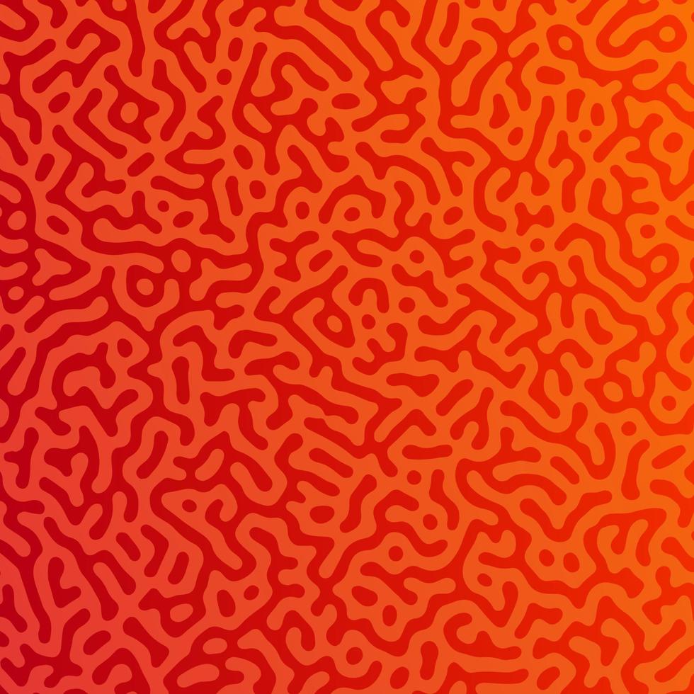 Red Turing Reaction Gradient Background Abstract Diffusion Pattern