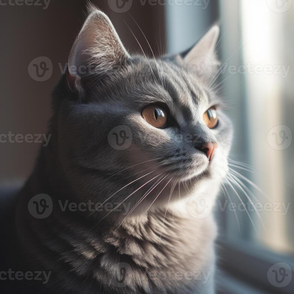 A cute cat close up image 22885887 Stock Photo at Vecteezy