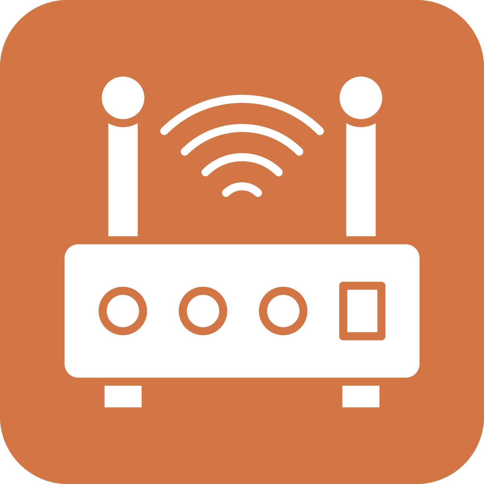 Wireless Router Vector Icon Design 22886425 Vector Art At Vecteezy