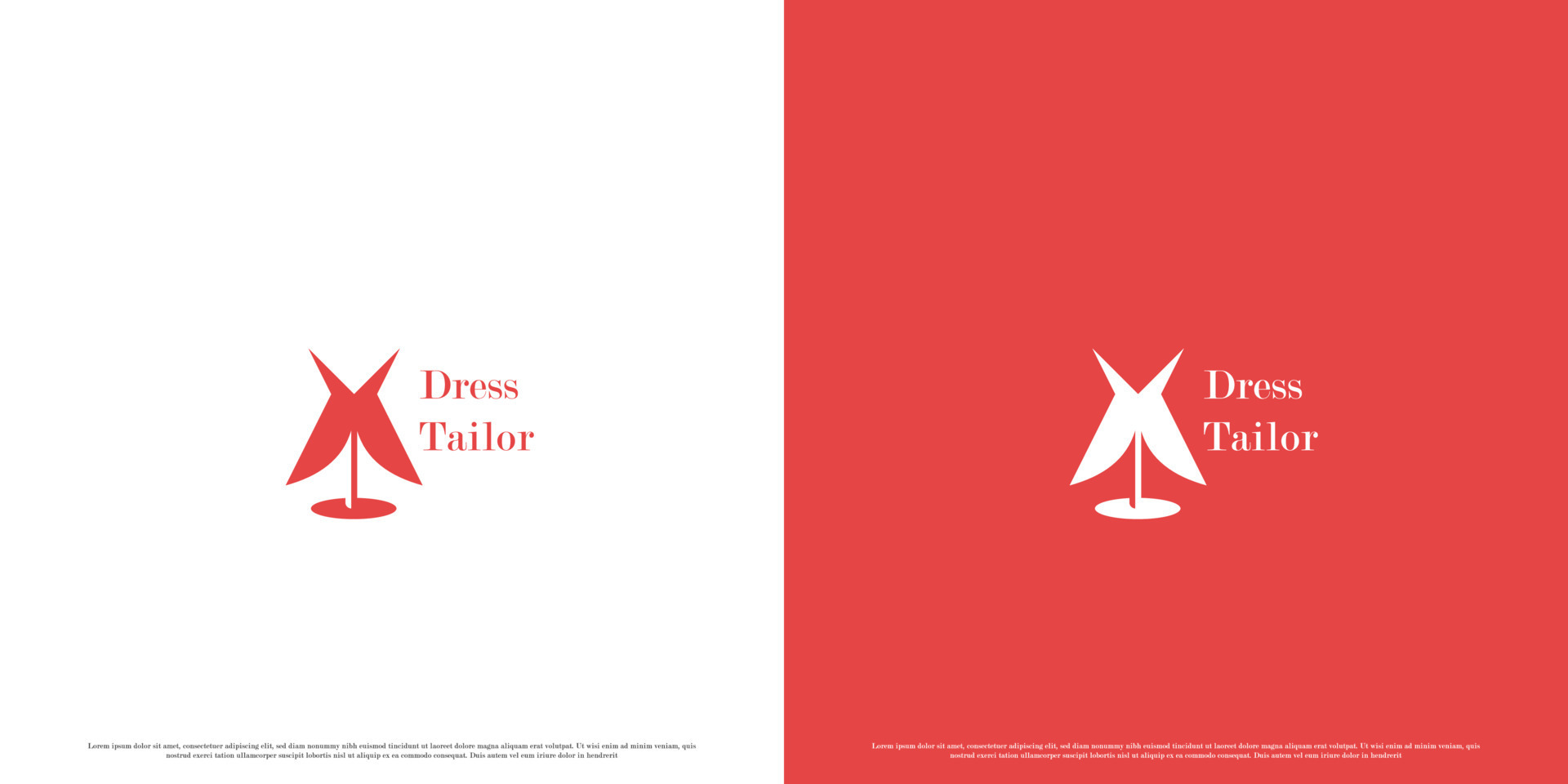 Red Clothing And Apparel Logos