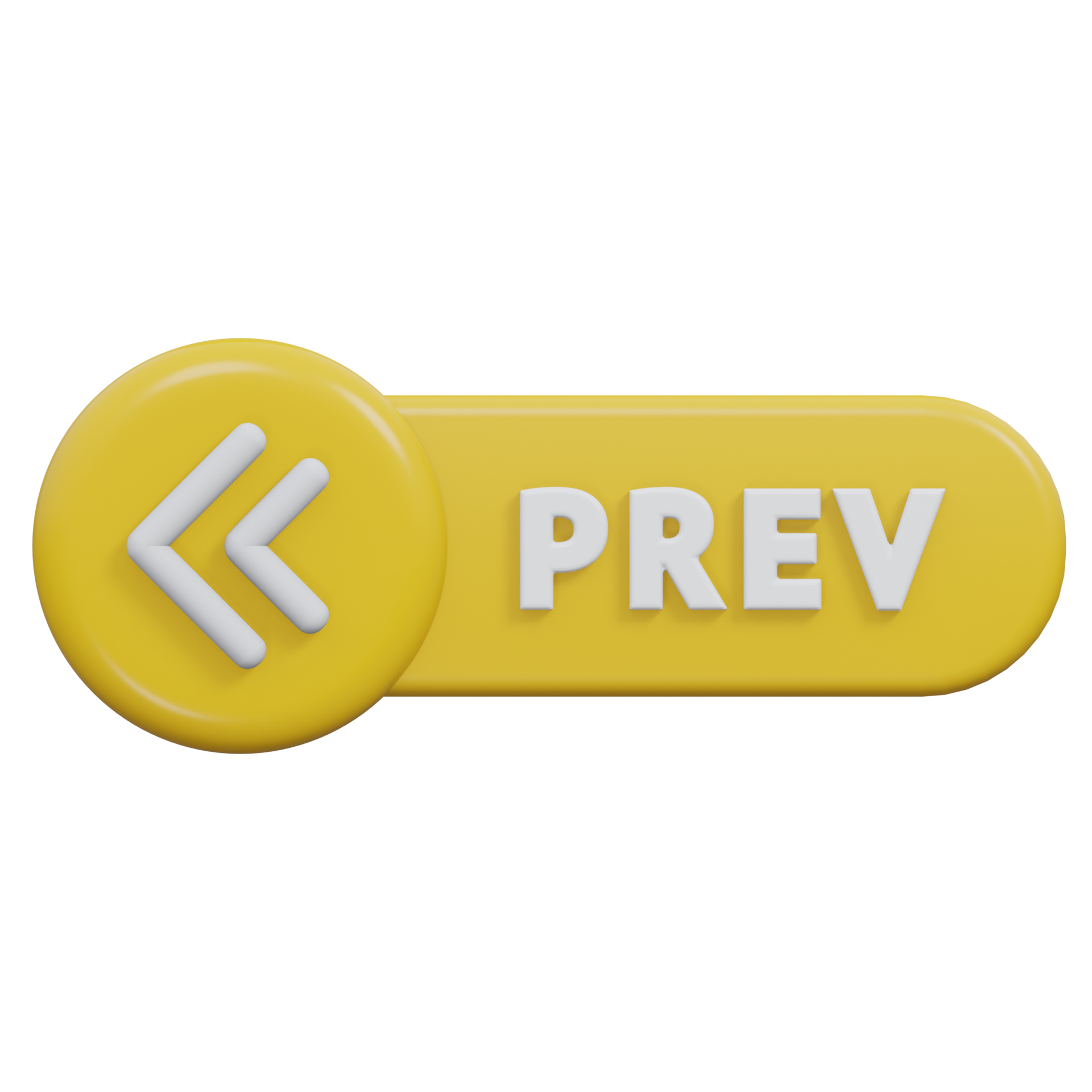 previous button 3d render, transparent background, click button ... previous button 3d render, transparent background, click button ...