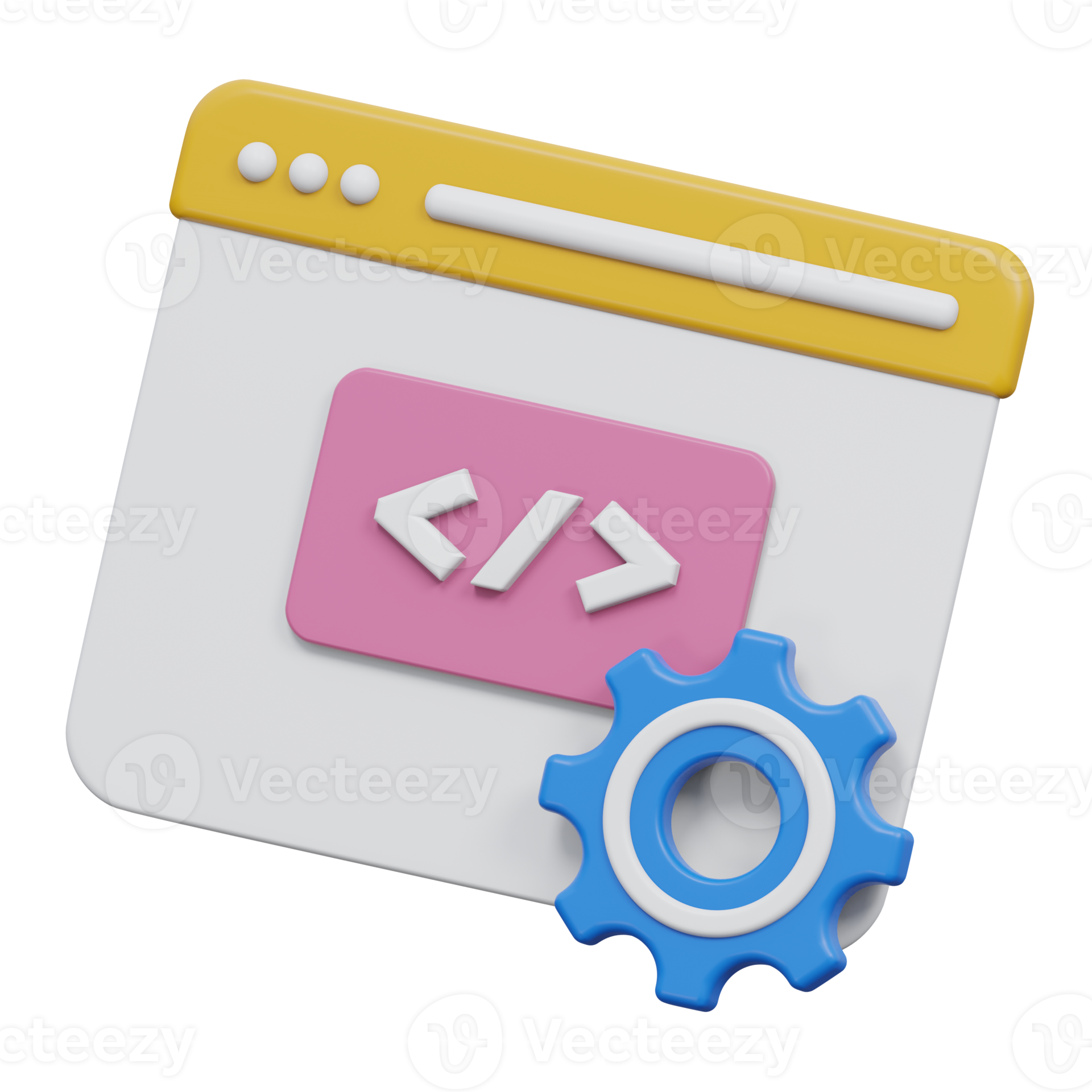 web development 3d rendering, transparent backgorund, design and ...