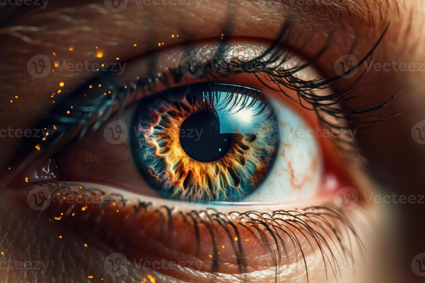 Captivating close up reveals intricate beauty of a woman's eye. 22894465 Stock Photo at Vecteezy