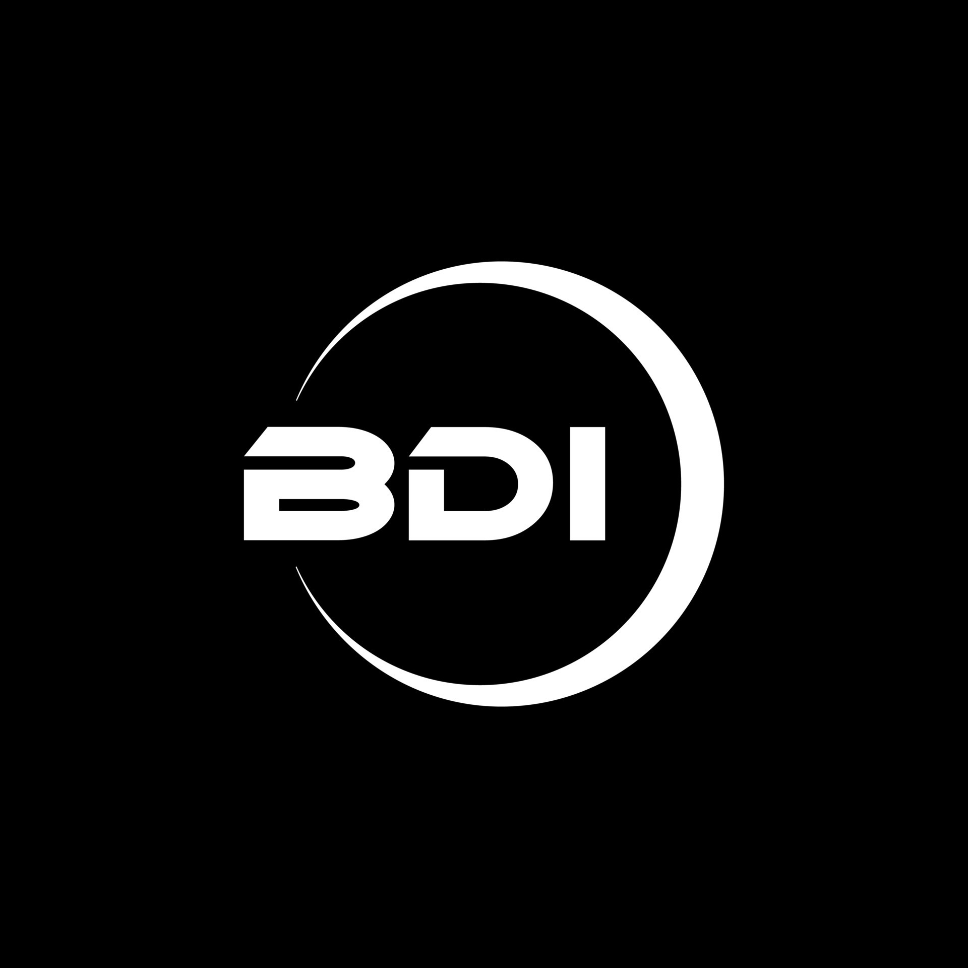 bdi letra logo diseño en ilustración. vector logo, caligrafía diseños para logo, póster ...