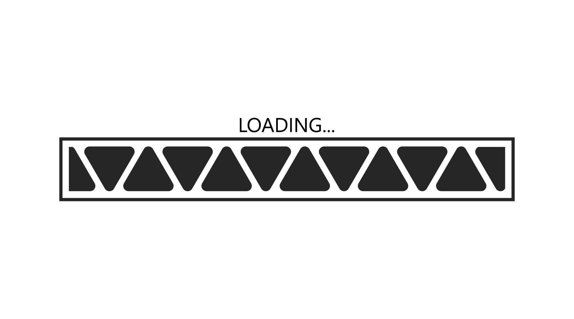 Loading Bar Vector Icon 22900182 Vector Art At Vecteezy