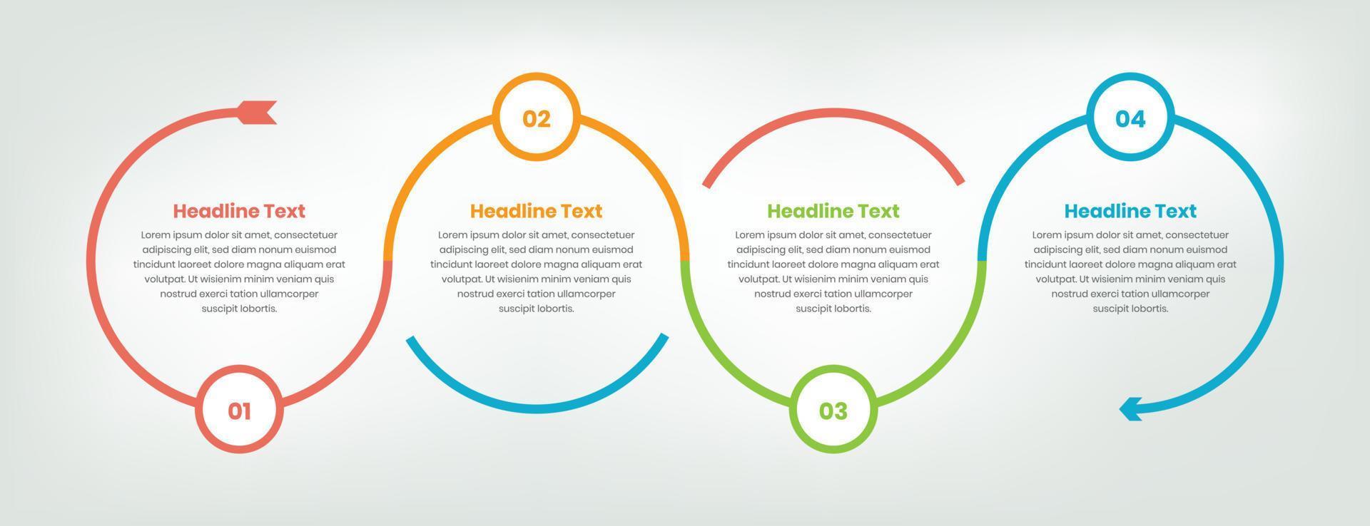 Data presentation circular infographic template design 22901311 Vector ...