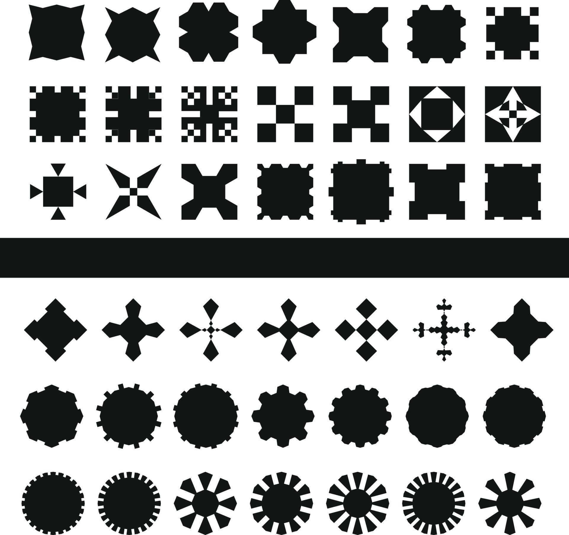 Set Of Geometric Shapes In Vector Format 22901614 Vector Art at Vecteezy